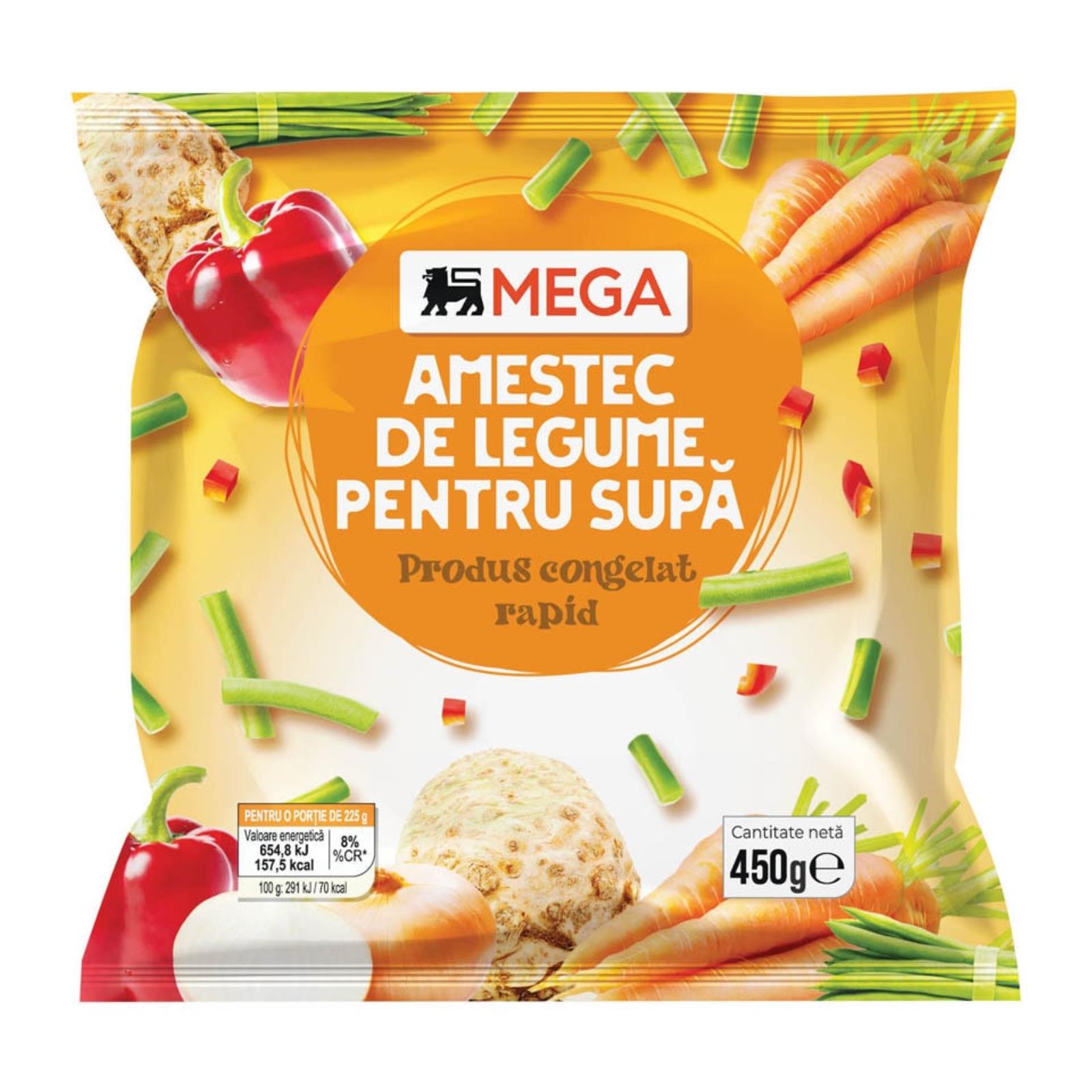 MEGA | Amestec de legume pentru supa 450g | Mega-image