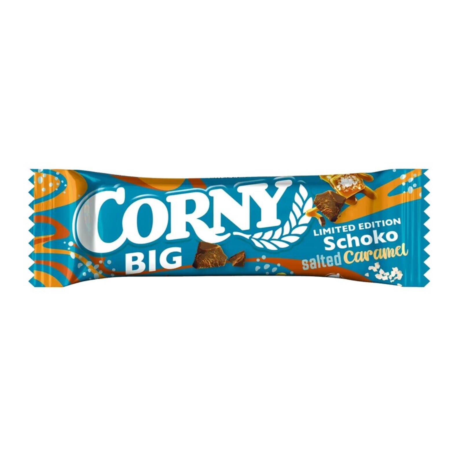 Corny | Baton cu cereale cu ciocolata cu lapte si caramel sarat 40g ...