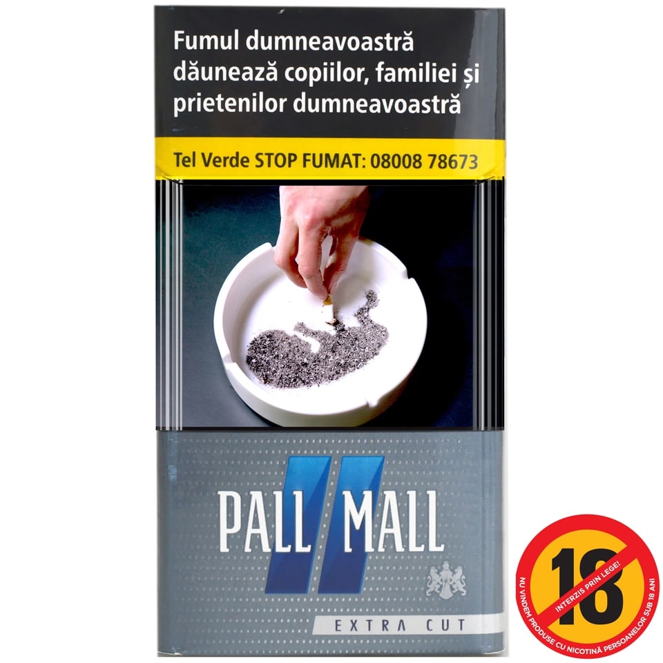 Pall Mall | Blue | Tigari Extra cut | Mega-image