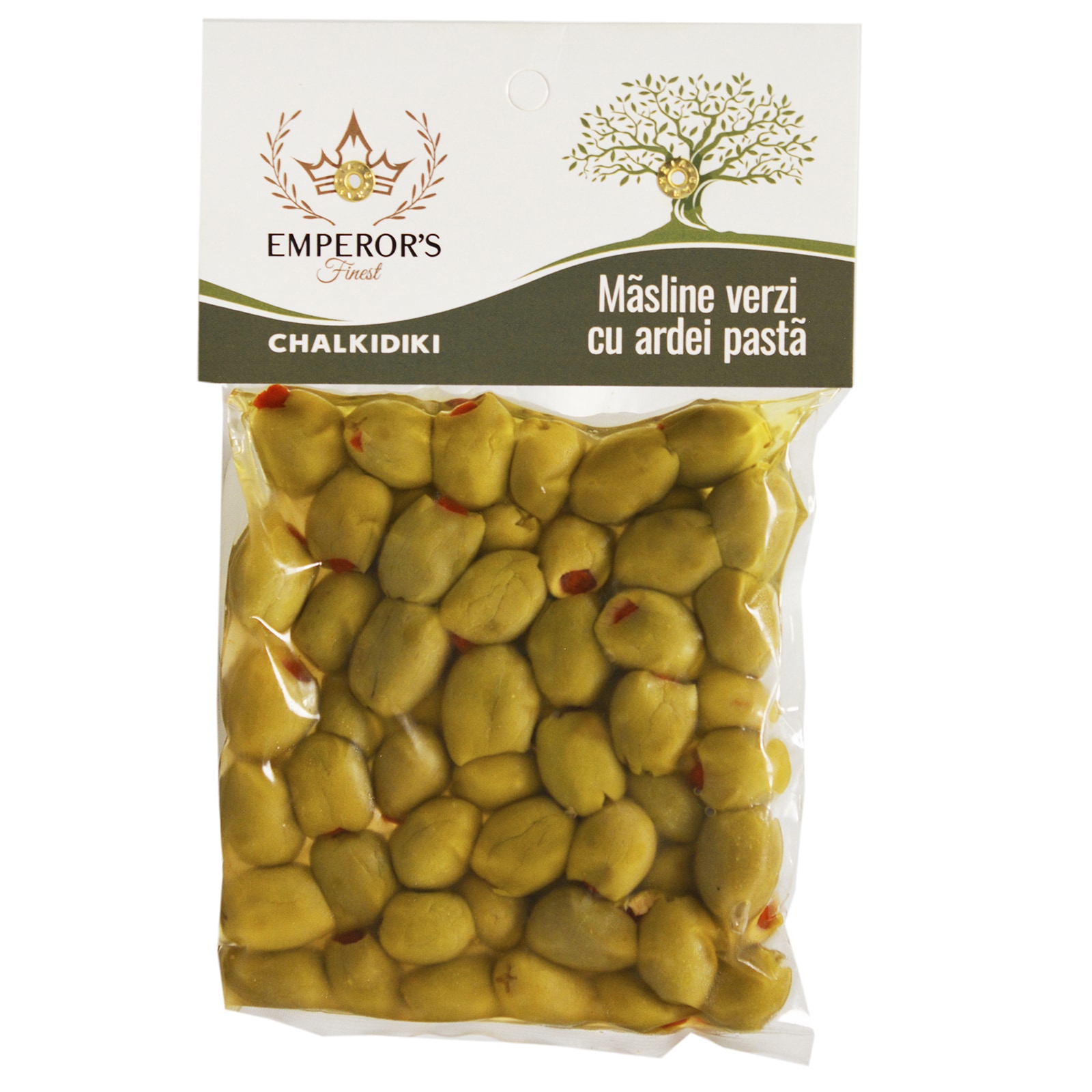 Emperor S Finest | Masline verzi cu ardei pasta 250g | Mega-image