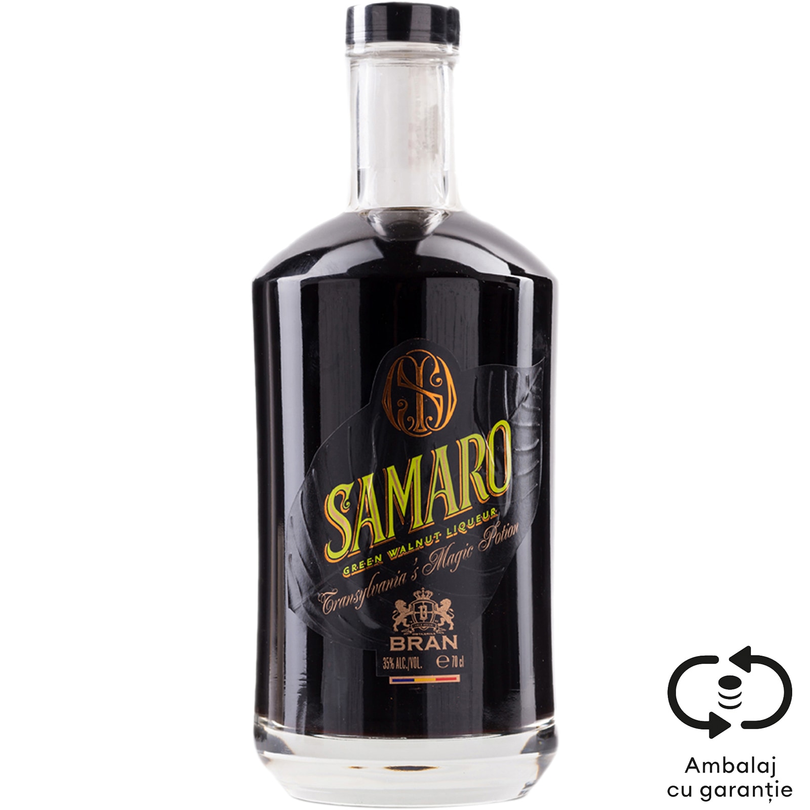 SAMARO | Lichior nuci verzi 0.7L | Mega-image
