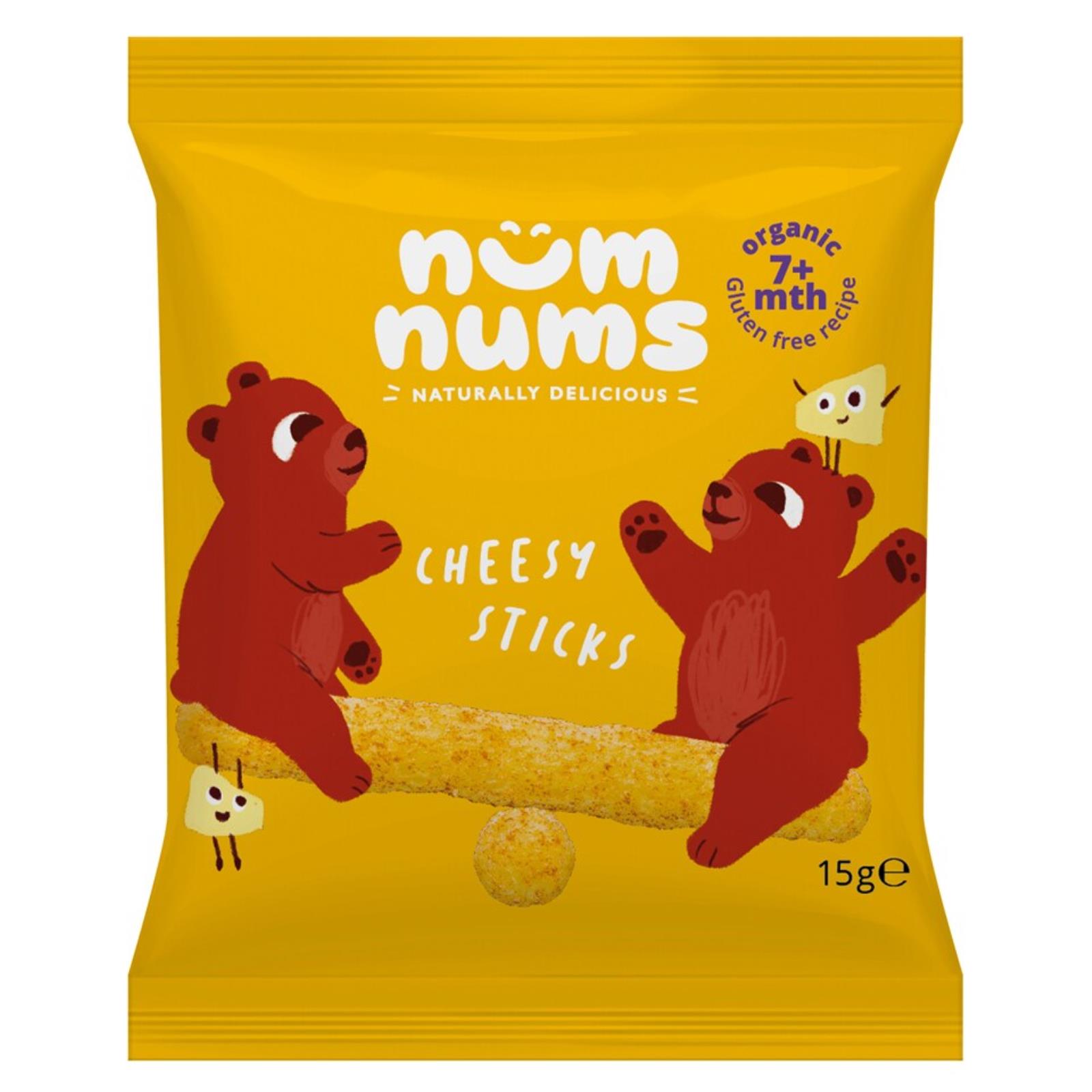 Num Nums | Sticksuri bio cu branza 20g | Mega-image