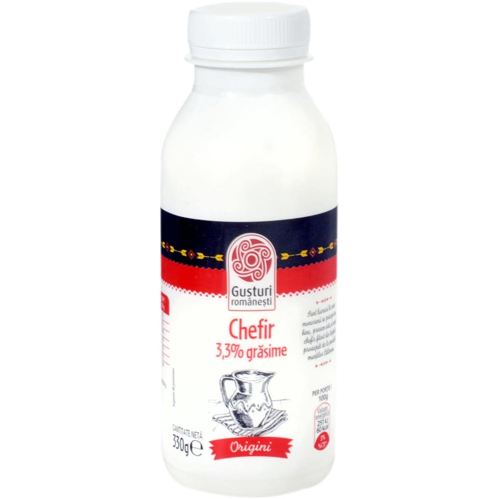 Gusturi romanesti | Chefir 3.3% grasime 330g | Mega-image