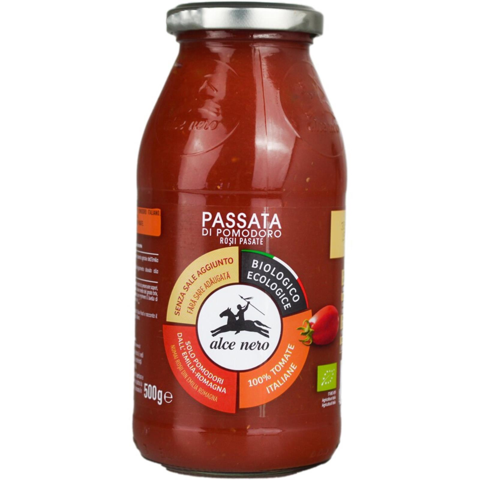 Alce Nero | Rosii bio italiene pasate 500g | Mega-image