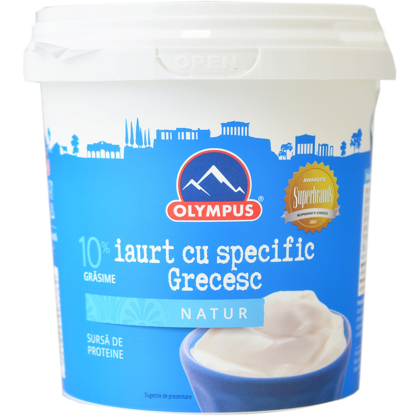 Olympus | Iaurt cu specific grecesc 10% grasime 900g | Mega-image