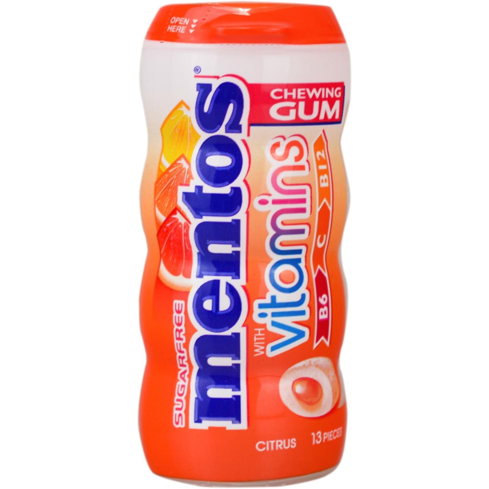 Mentos | Guma de mestecat cu vitamine 26g | Mega-image