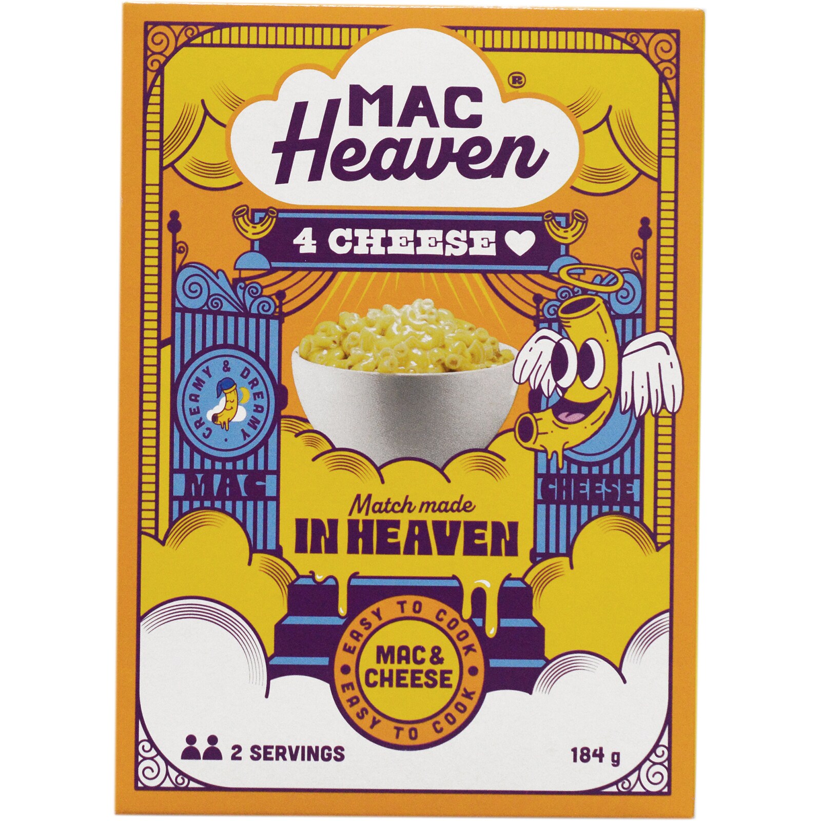 Mac Heaven | Macaroane cu branza 184g | Mega-image