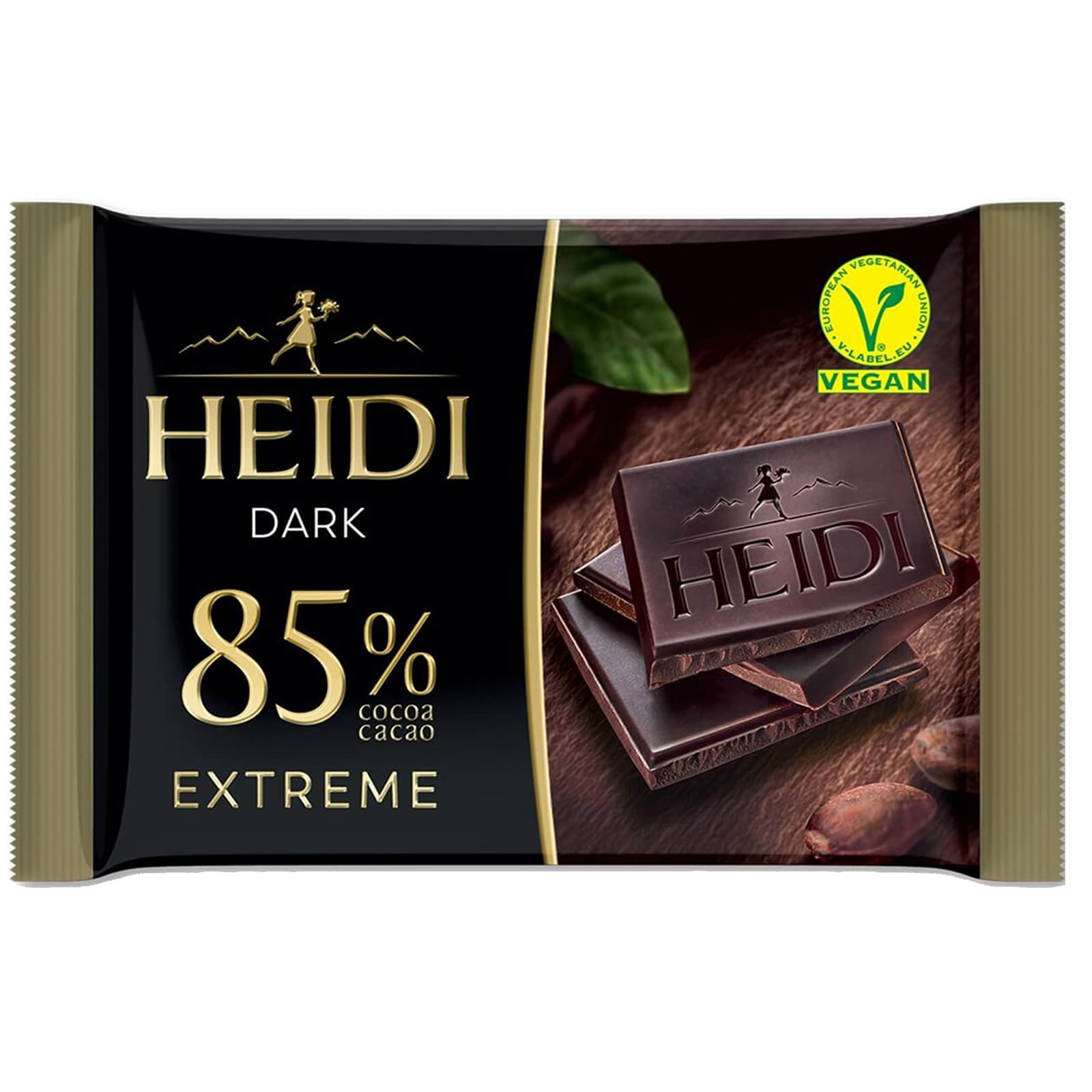 Heidi | Ciocolata amaruie 85% cacao 27g | Mega-image