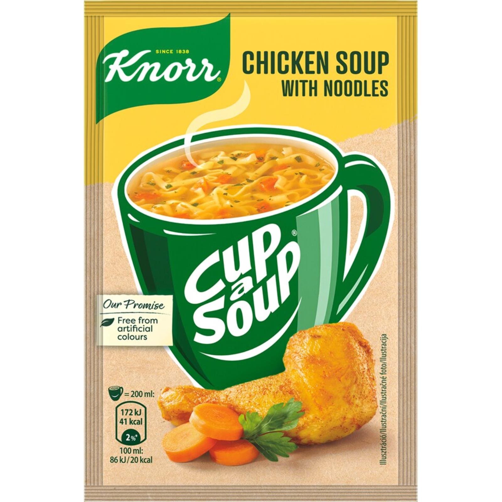 Knorr | Cup a Soup | Supa de pui cu taitei 12g | Mega-image