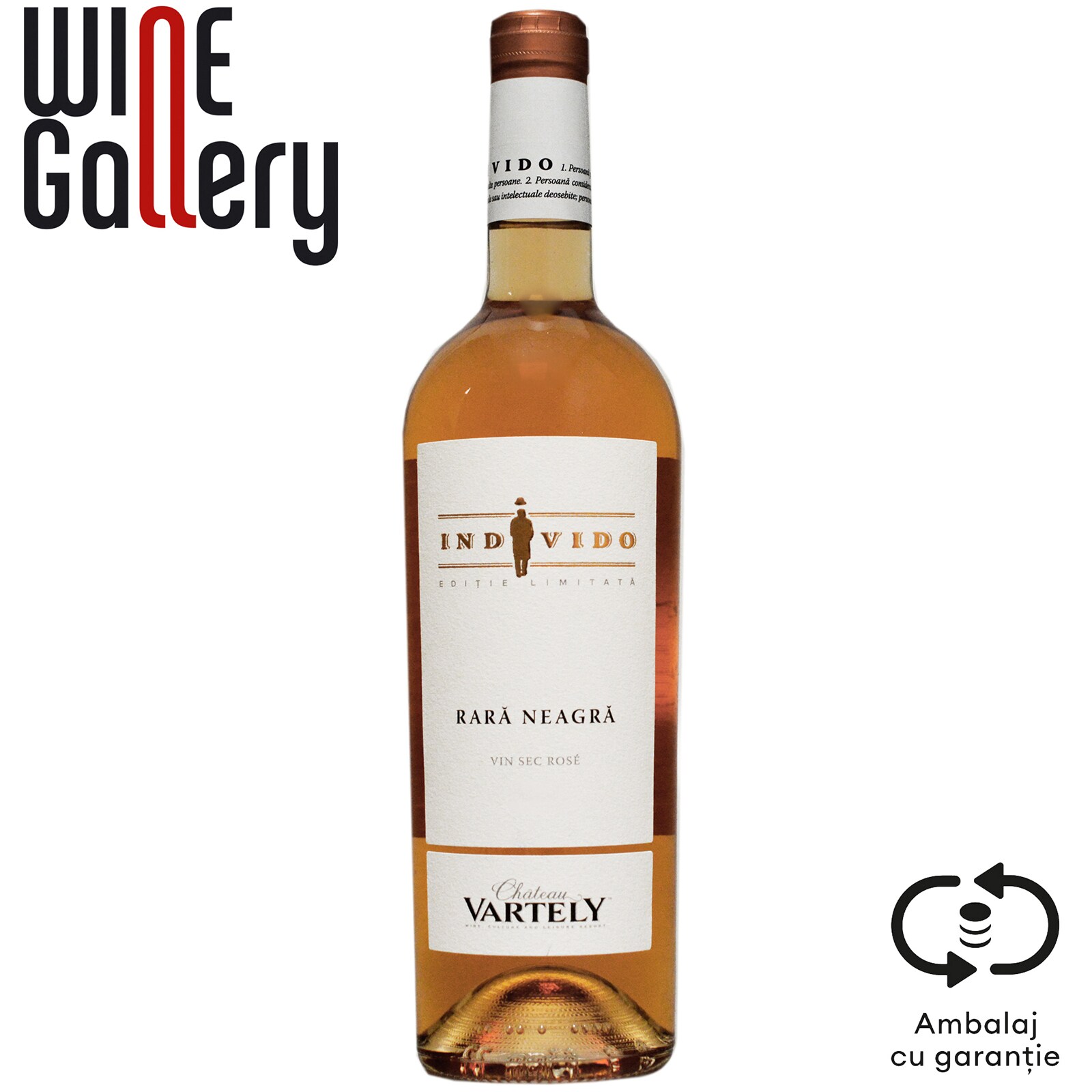 Individo | Vin roze sec Rara Neagra 0.75L | Mega-image