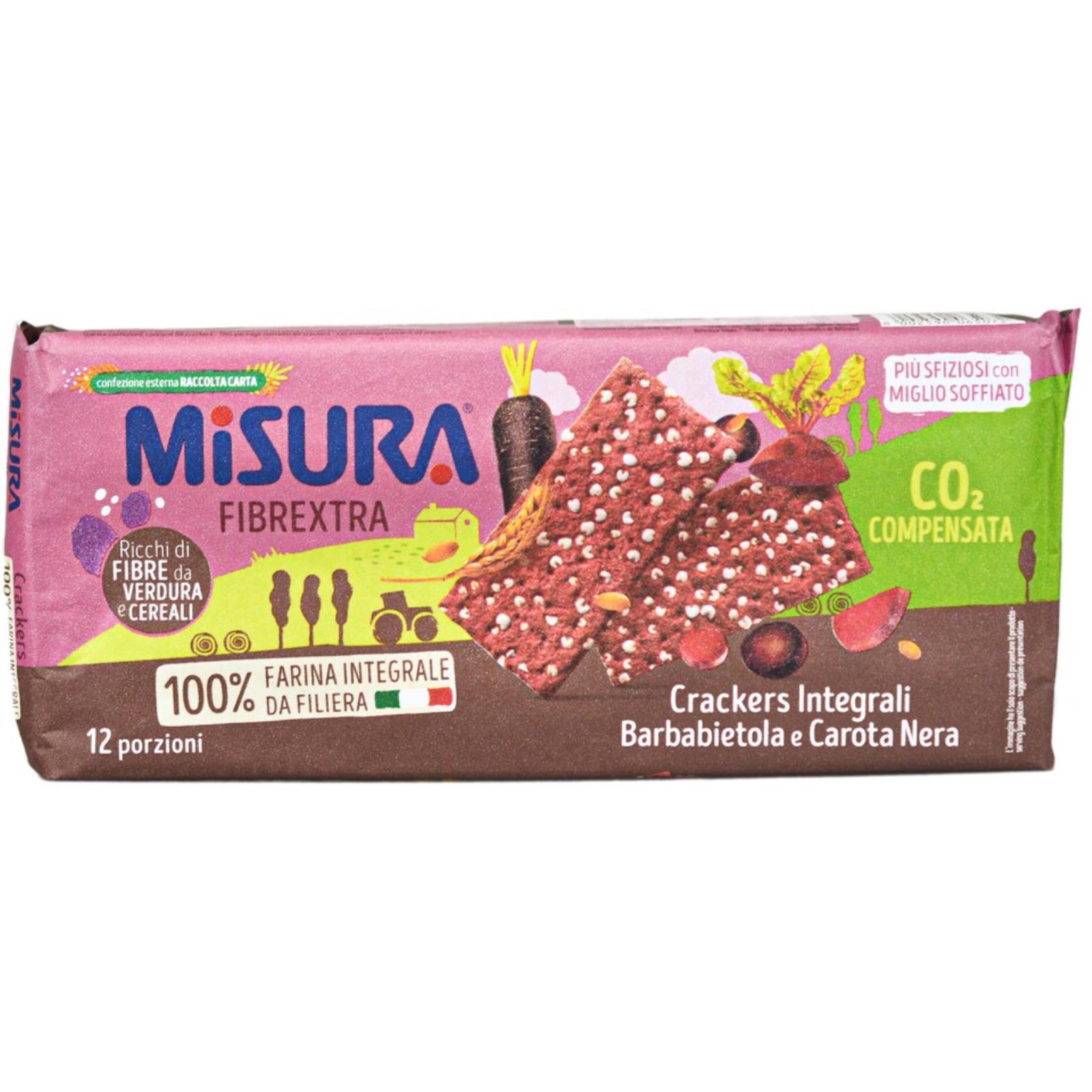 Misura | Crackers integral cu sfecla si morcov negru 385g | Mega-image