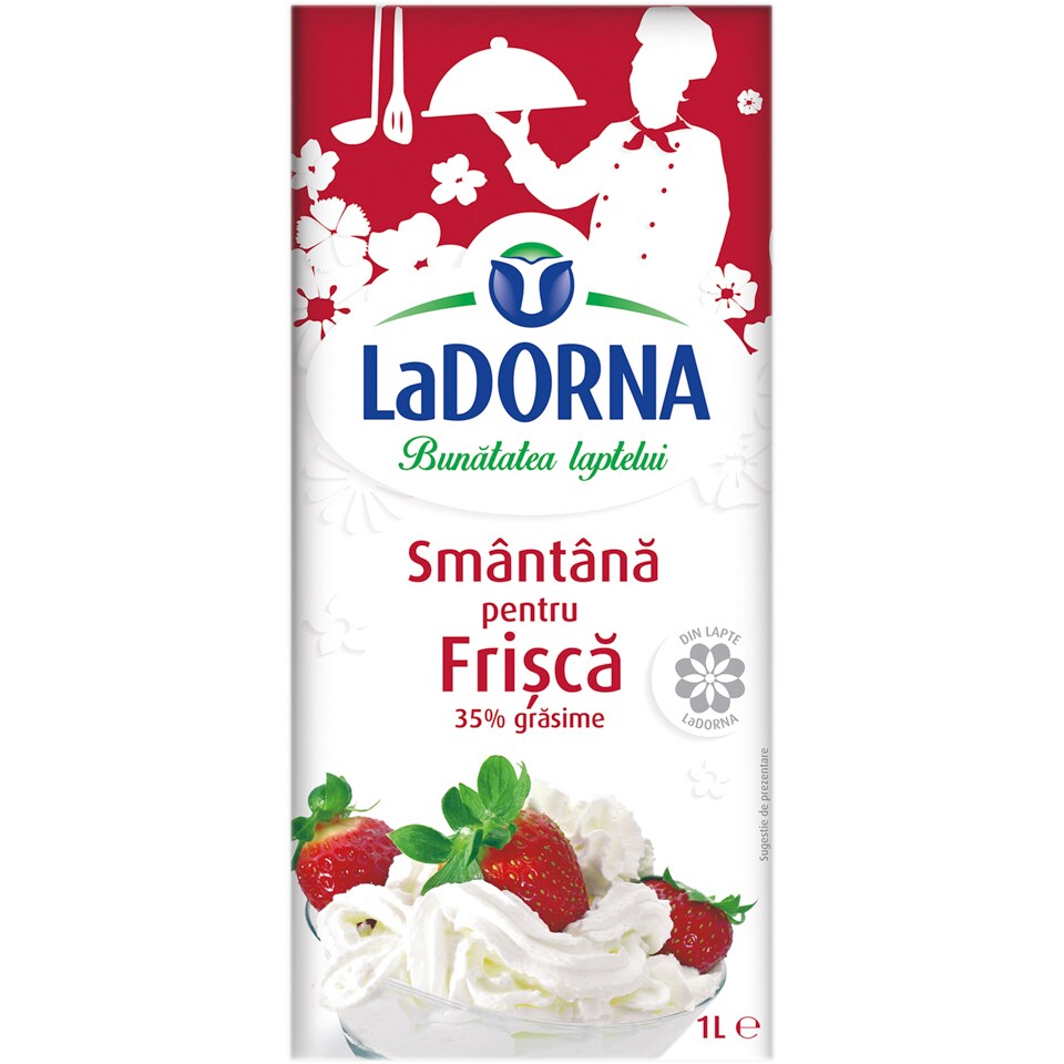 LaDORNA | Smantana UHT pentru frisca 35% grasime 1L | Mega-image