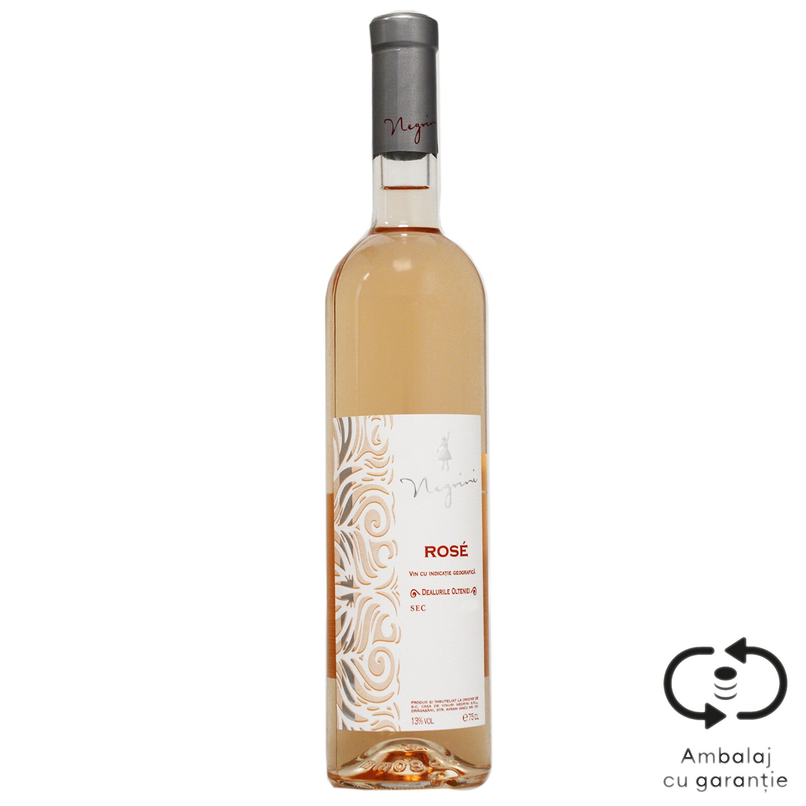Negrini | Vin roze demisec 0.75L | Mega-image