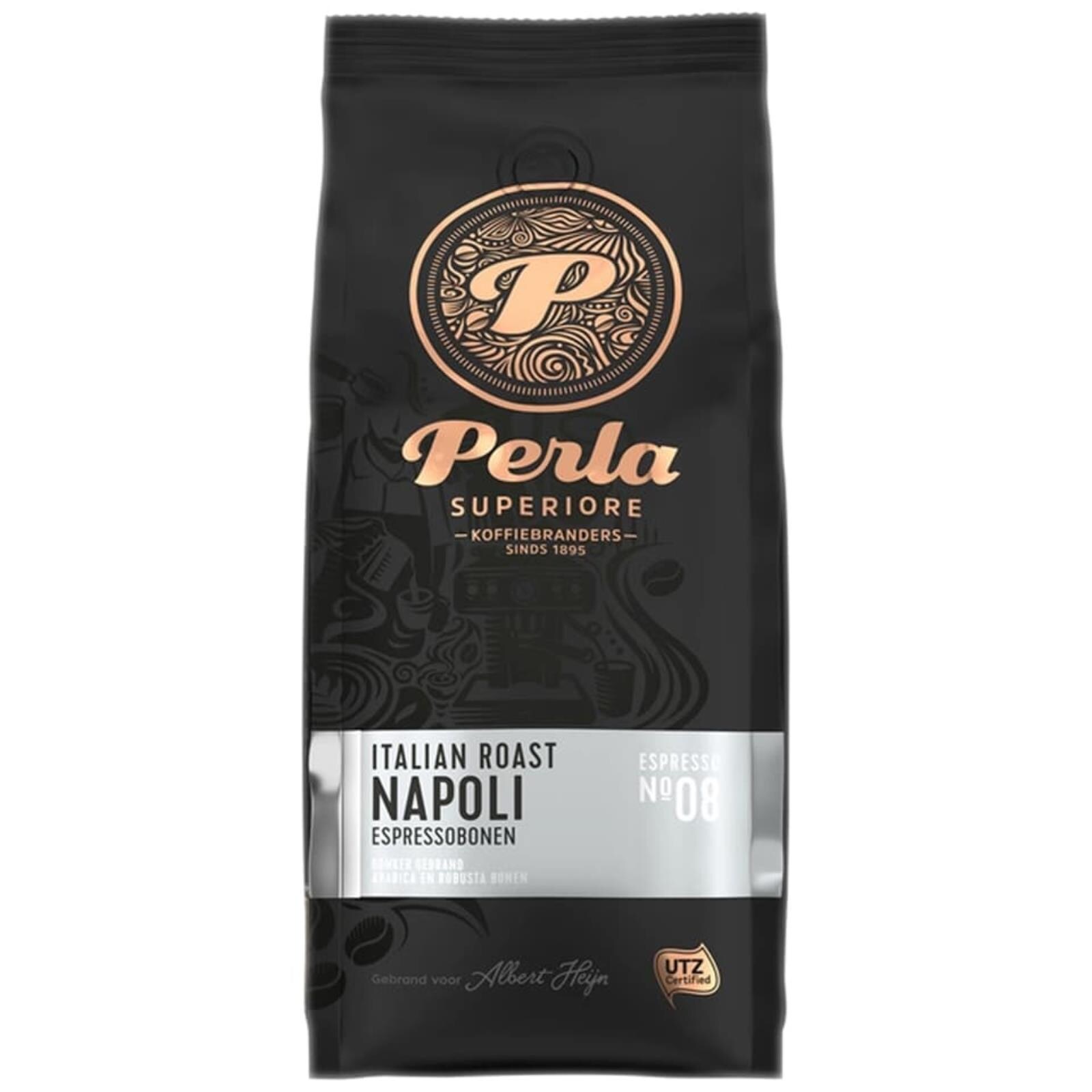 Perla | Superiore | Cafea boabe 08 Napoli 500g | Mega-image