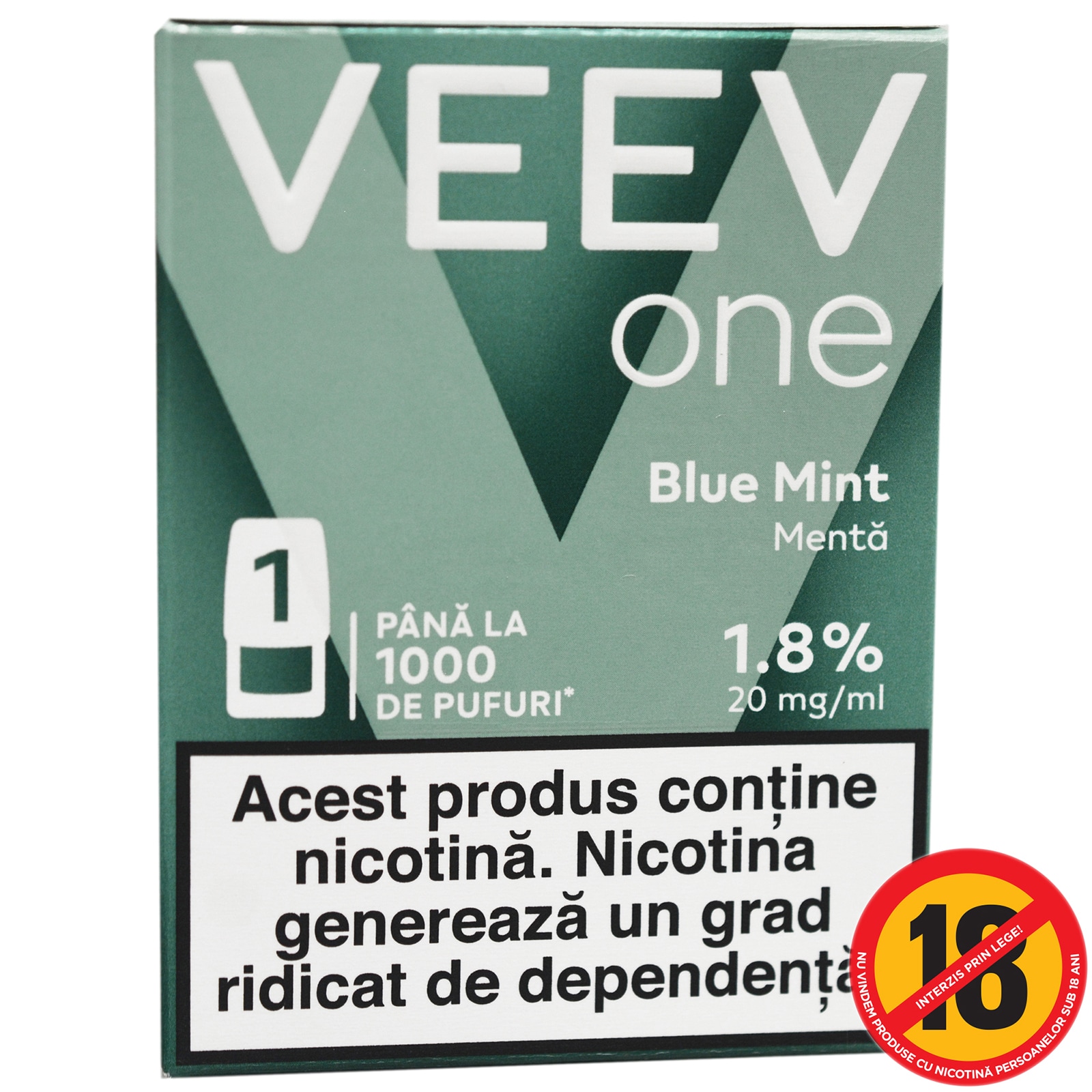 VEEV | One | Capsula Blue Mint | Mega-image
