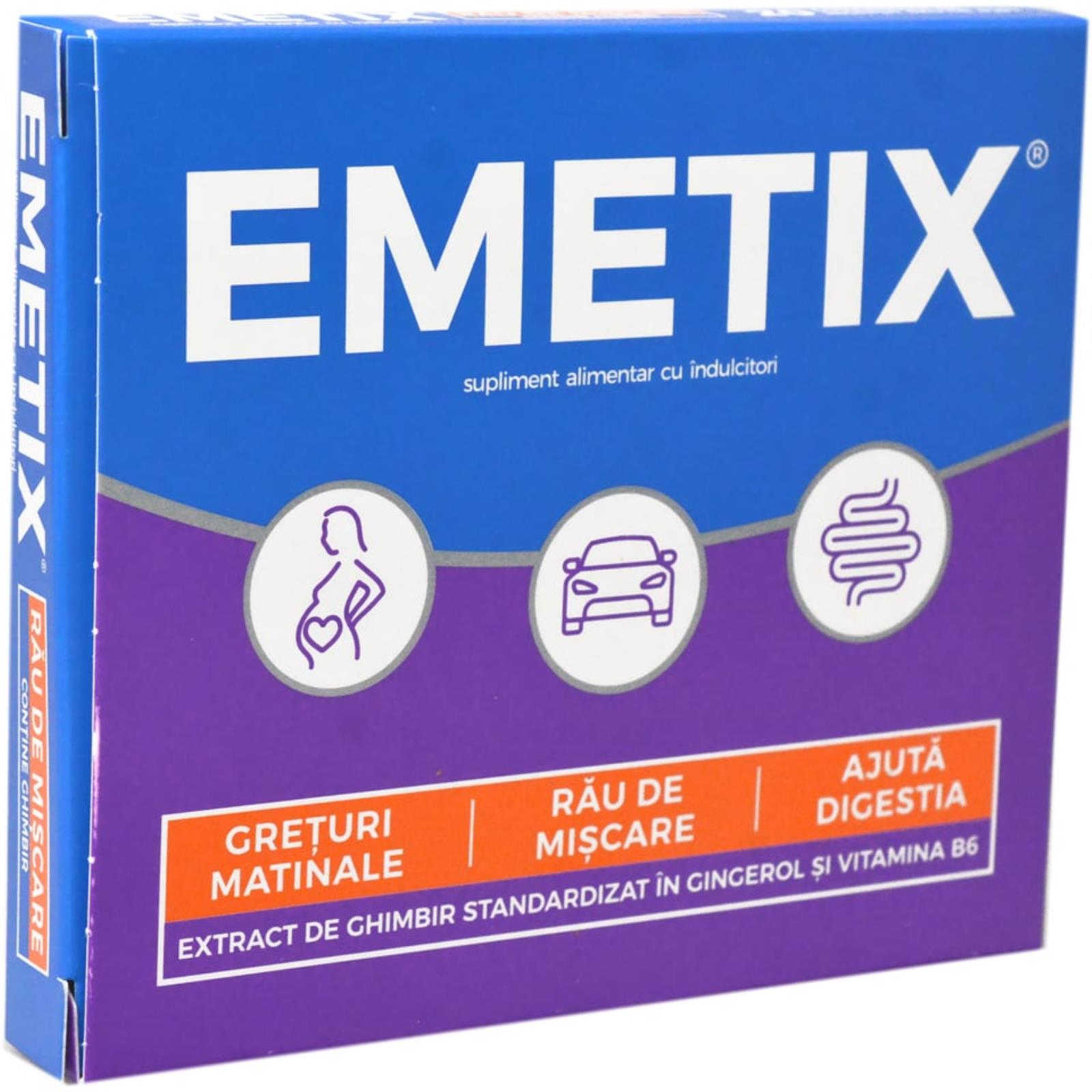 Emetix | Emetix, 20 comprimate | Mega-image