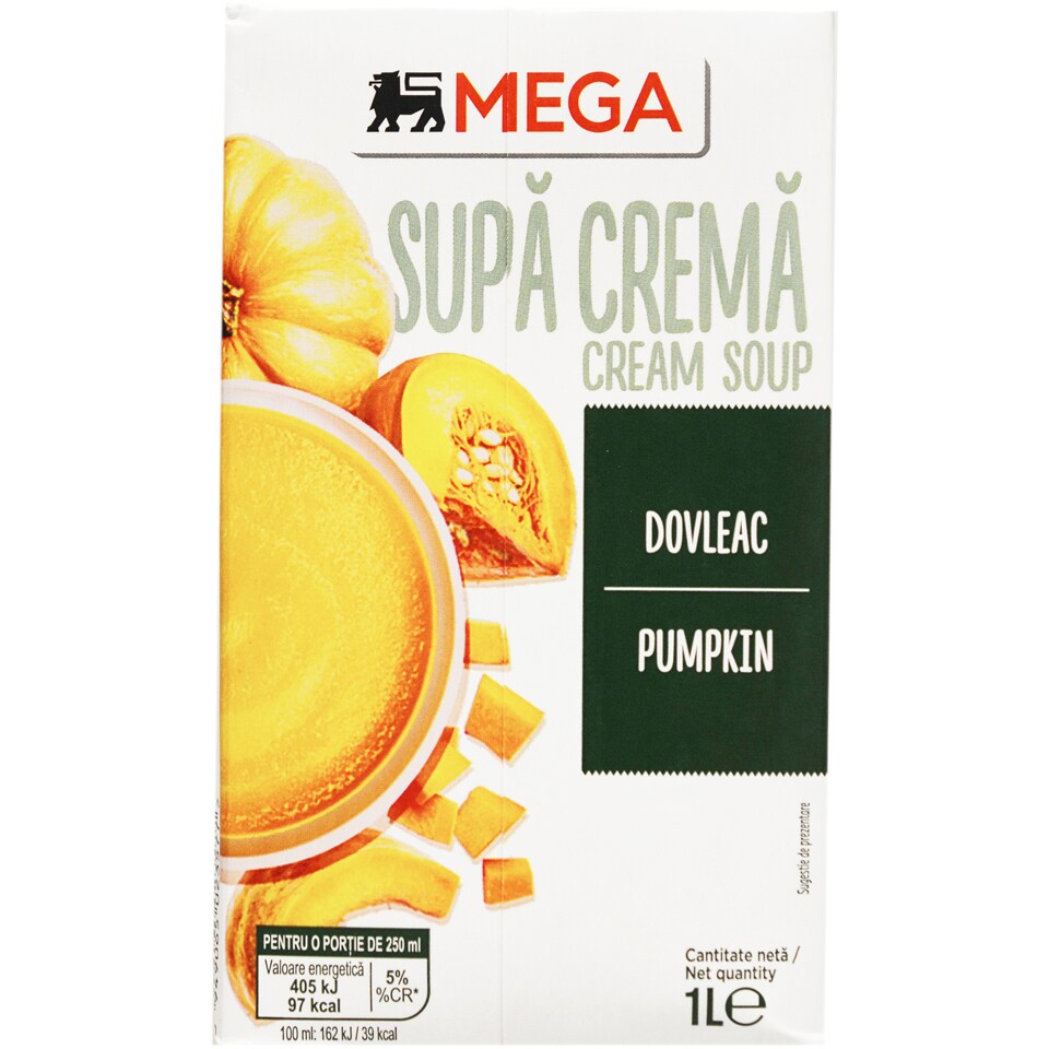 MEGA | Supa crema cu dovleac 1L | Mega-image