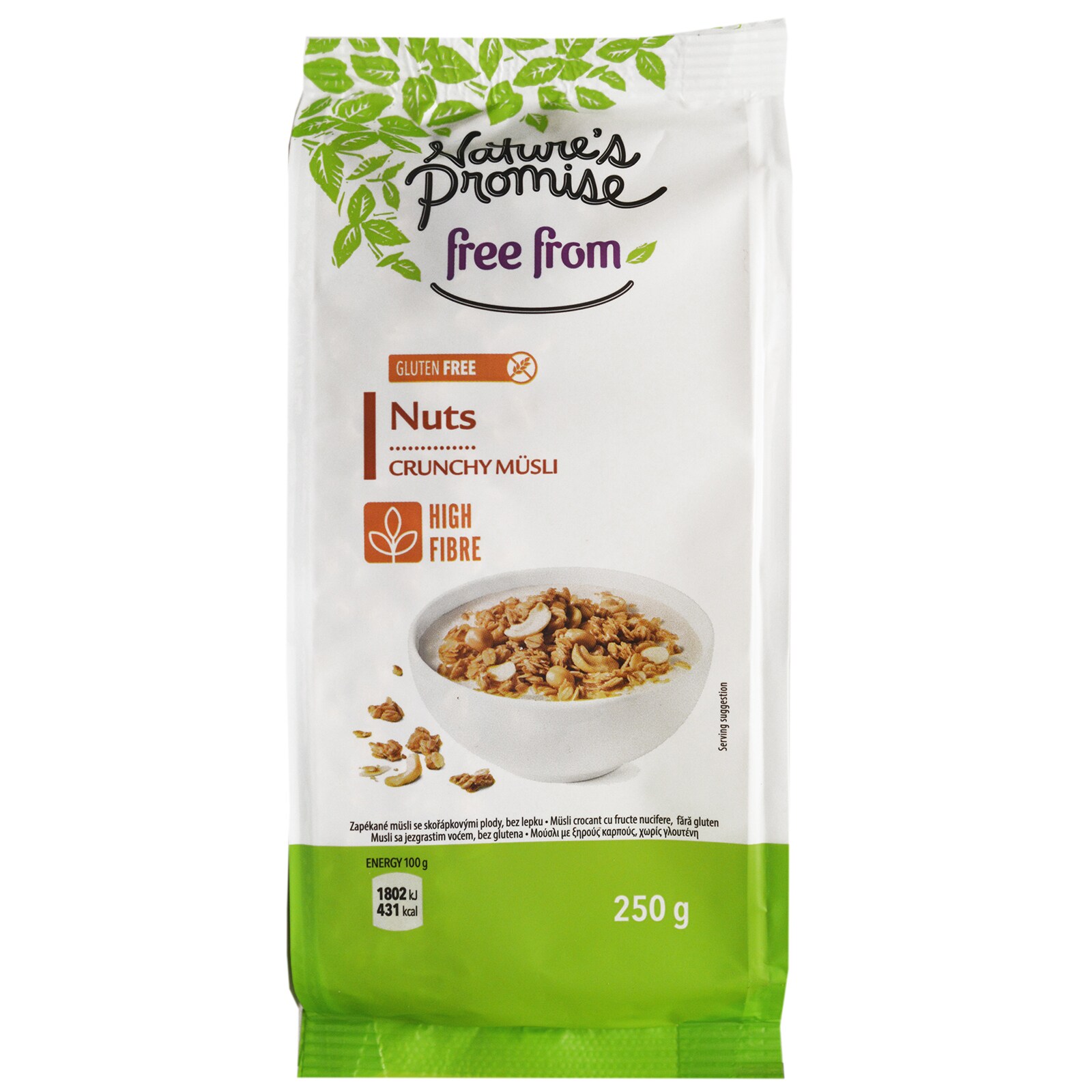 Nature's Promise | Musli crocant cu fructe nucifere, fara gluten 350g ...