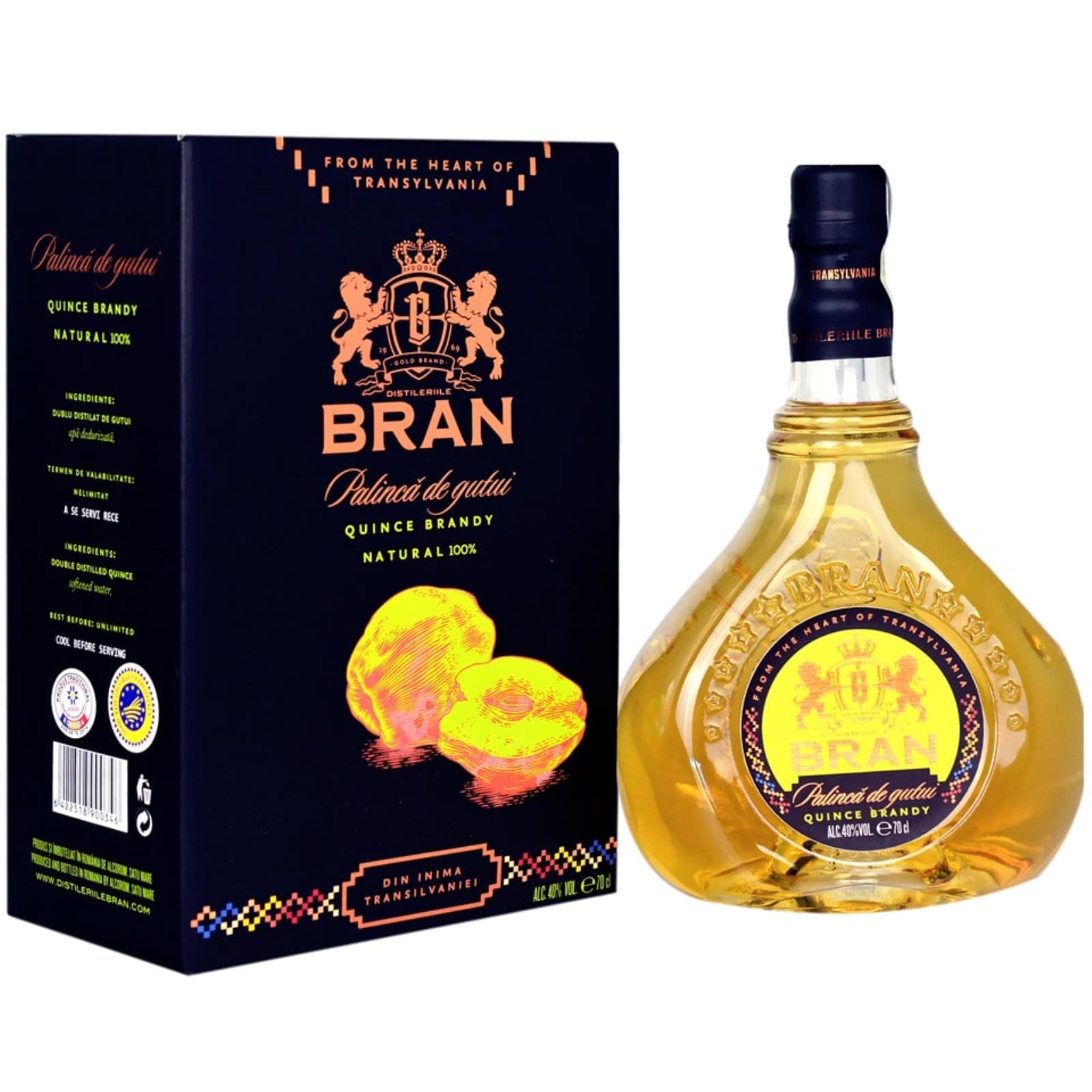 Bran | Palinca de gutui 700ml | Mega-image