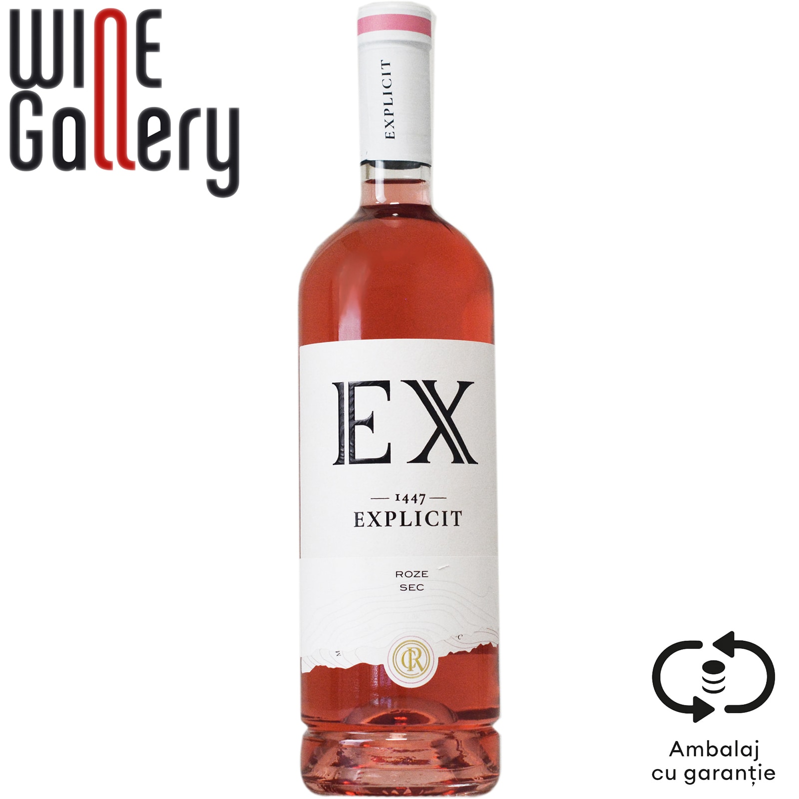 Recas | Explicit | Vin roze sec 0.75L | Mega-image