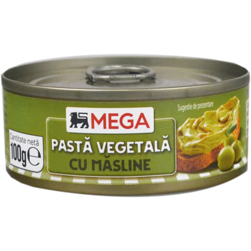 MEGA | Pasta vegetala cu masline 100g | Mega-image