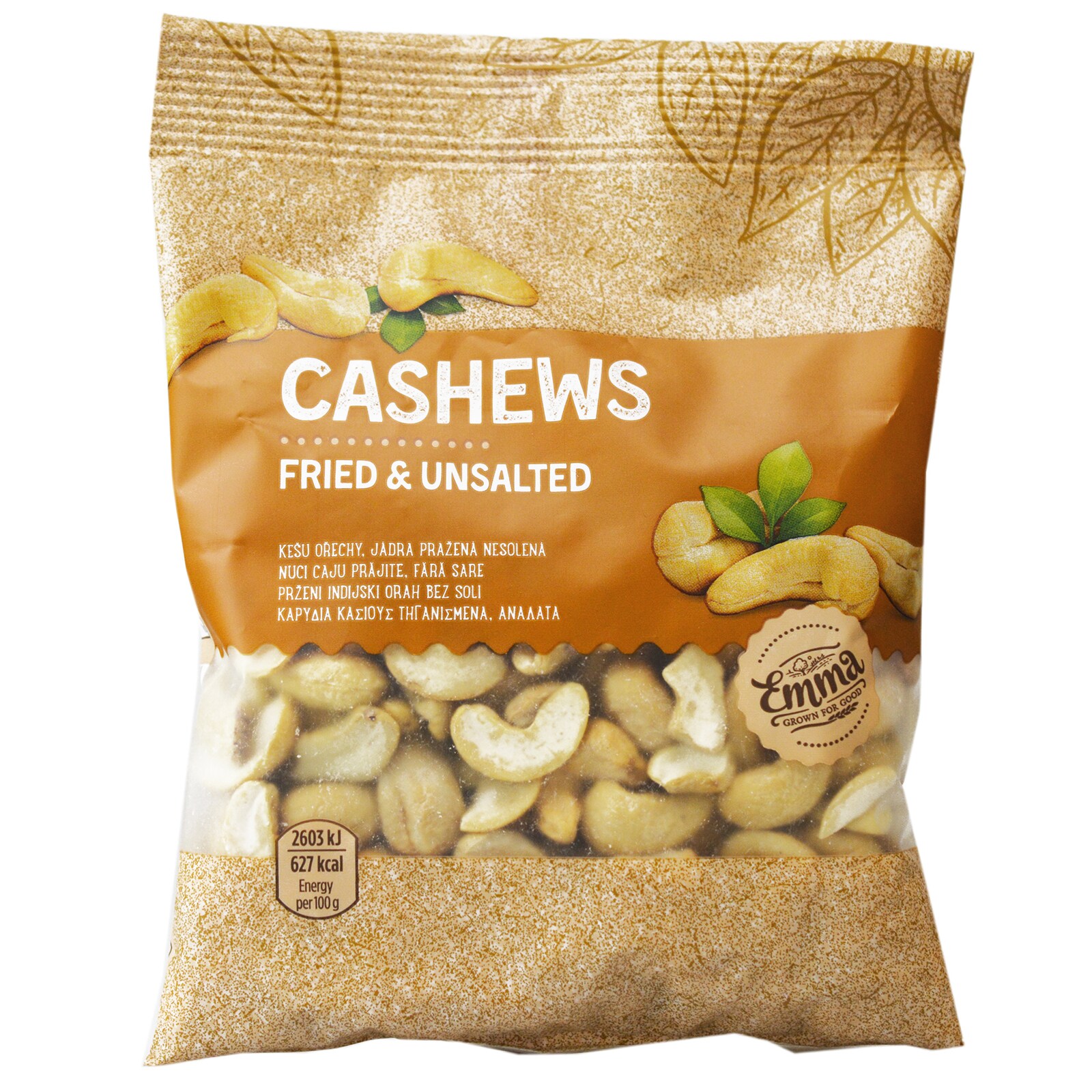 Emma | Nuci caju prajite, fara sare 150g | Mega-image