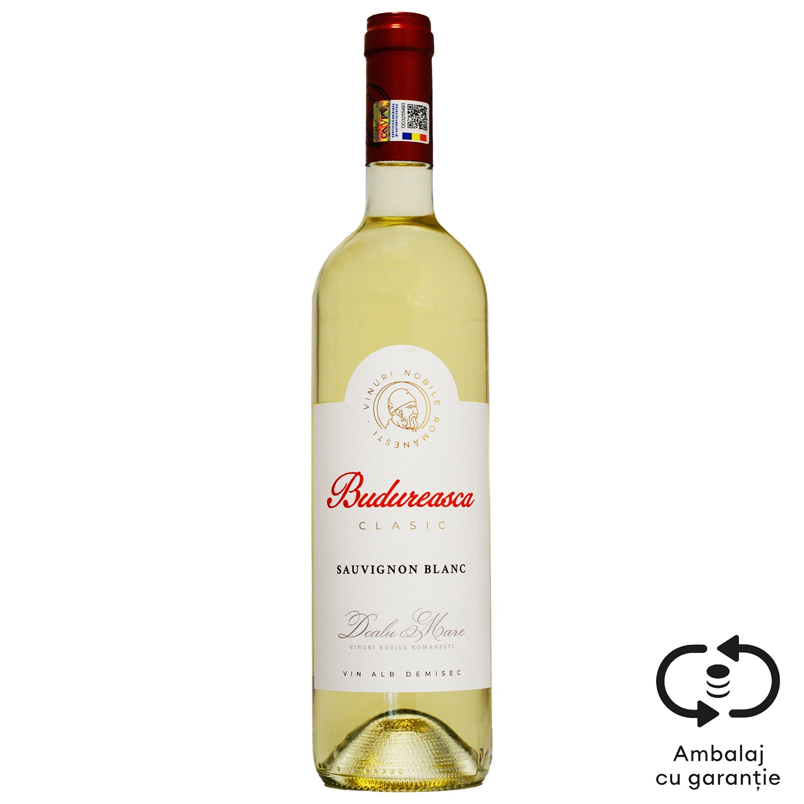 Budureasca | Vin alb demisec Sauvignon Blanc 0.75L | Mega-image