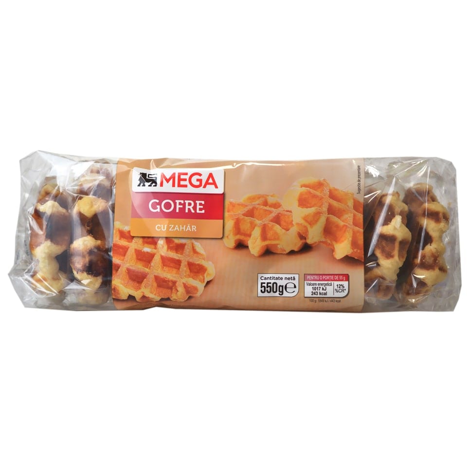 MEGA | Gofre cu zahar 550g | Mega-image