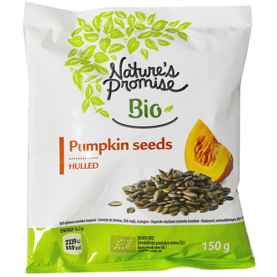 Nature's Promise | Seminte de dovleaca, fara coaja, ecologice 150g ...