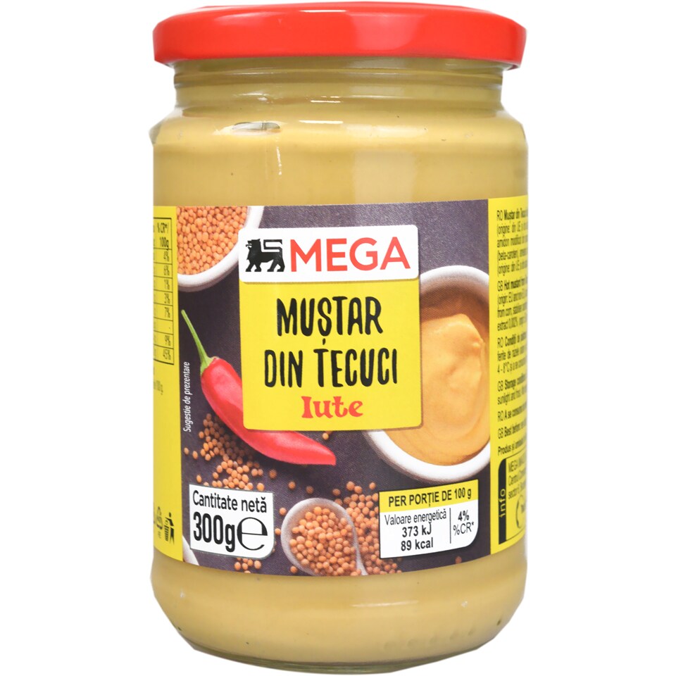 MEGA | Mustar iute din Tecuci 300g | Mega-image