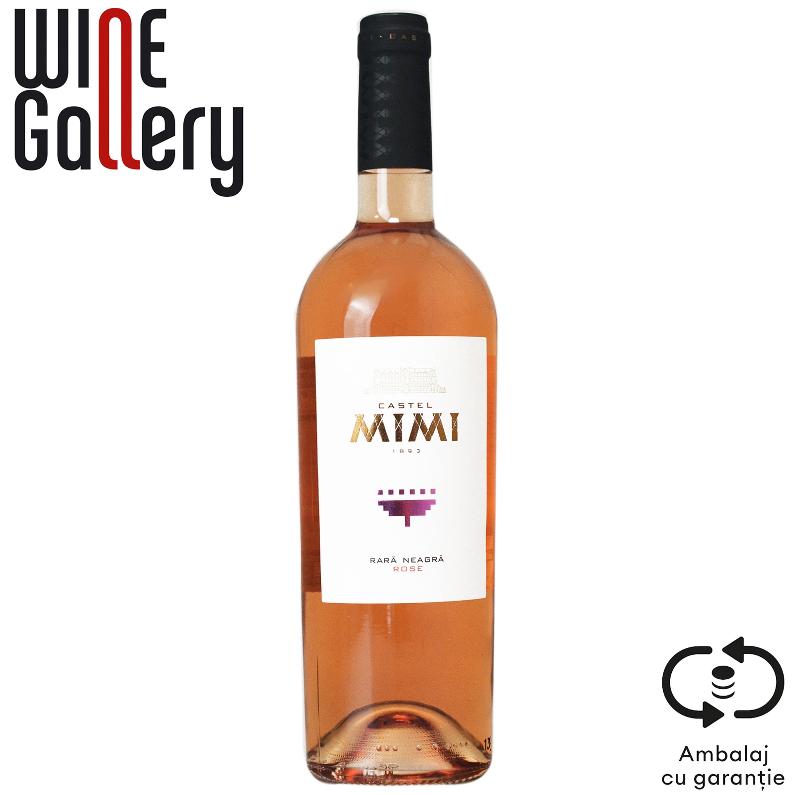 Castel Mimi | Vin roze sec Rara Neagra Roze 0.75L | Mega-image