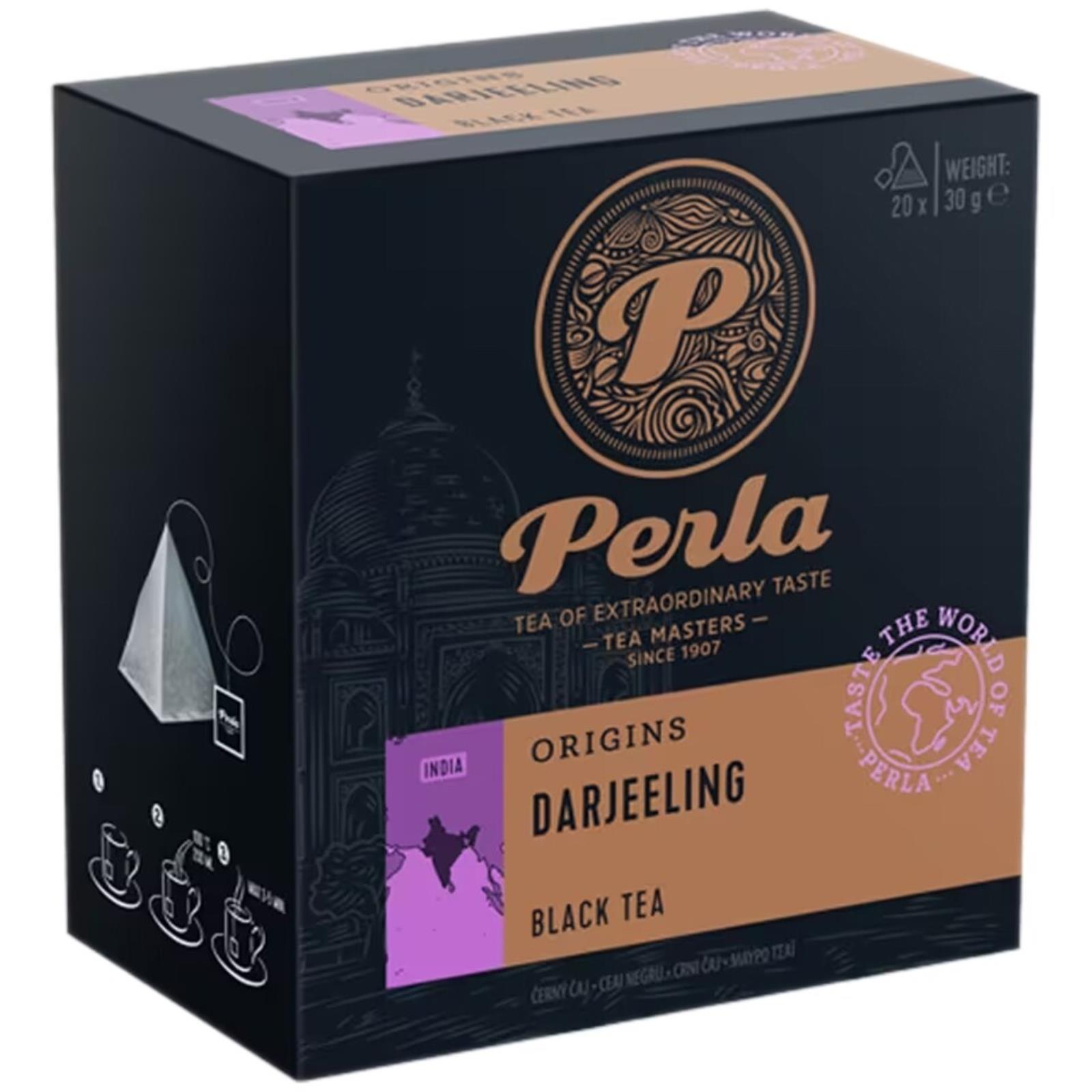 Perla | Ceai negru Darjeeling 20x1.5g | Mega-image