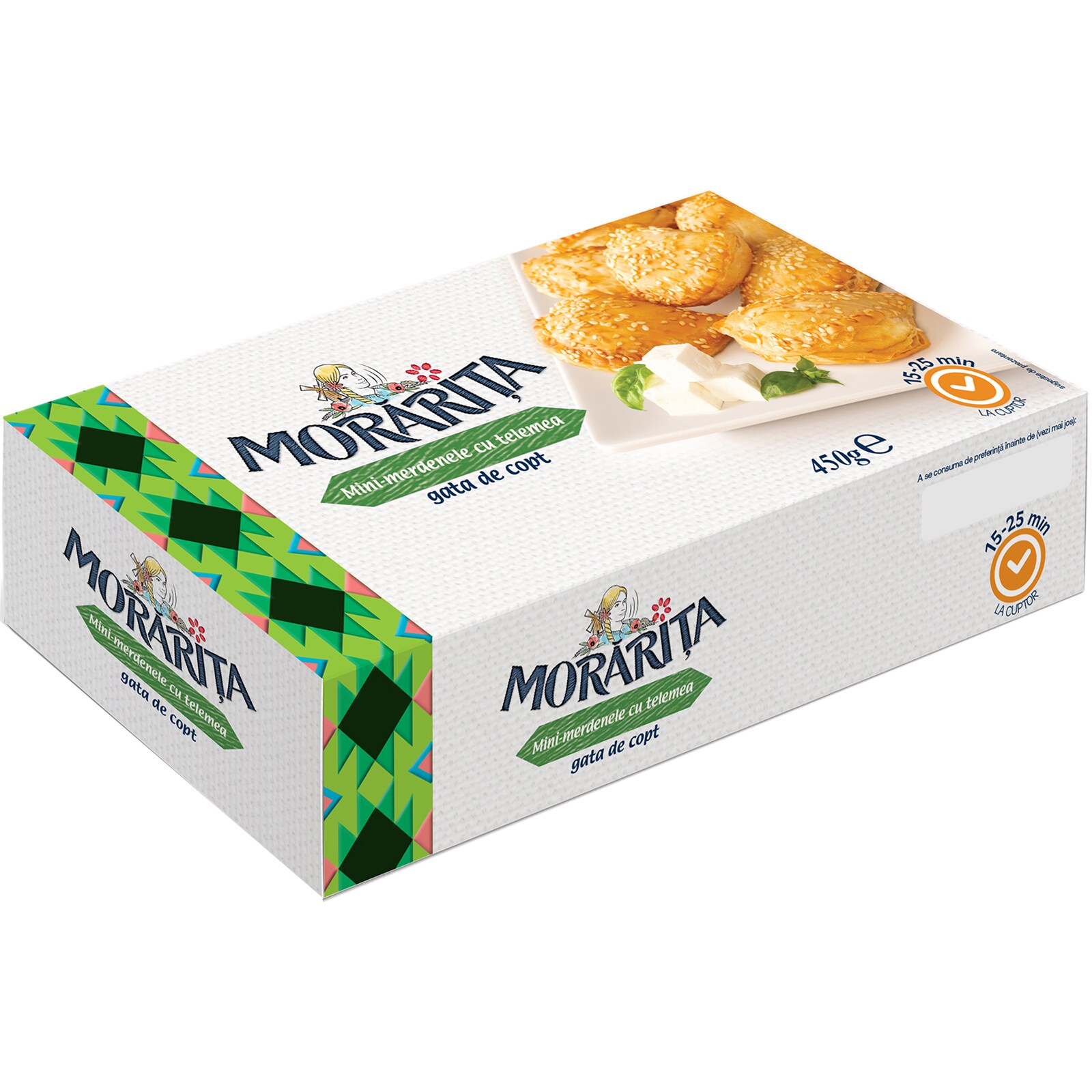 Morarita | Mini merdenele cu telemea 450g | Mega-image