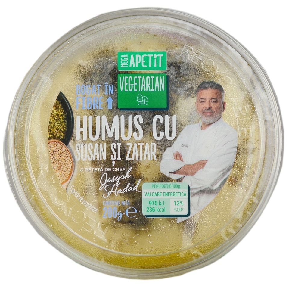 Mega Apetit | Humus cu susan si zatar 200g | Mega-image