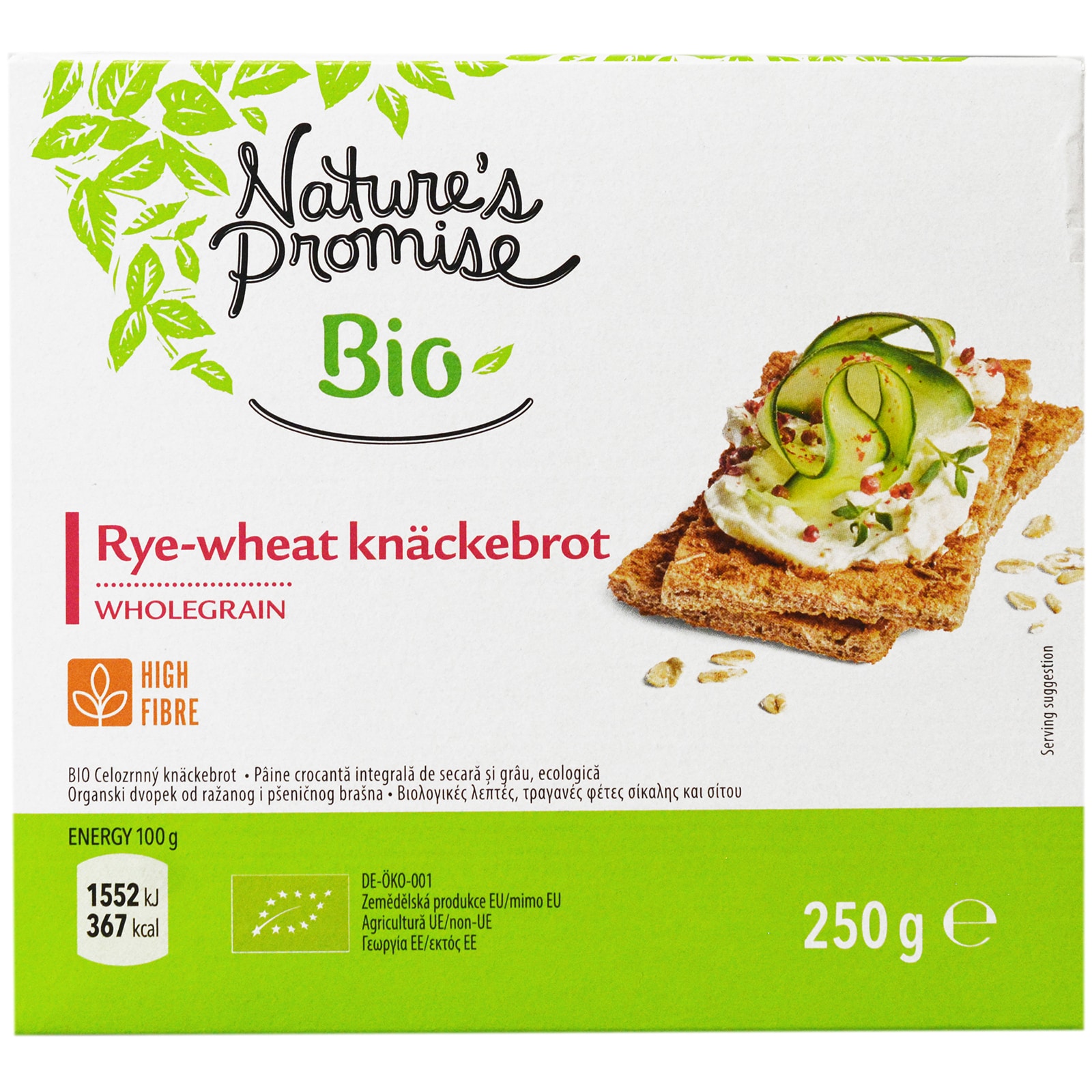 Nature's Promise Bio | Paine crocanta integrala de secara si grau ...