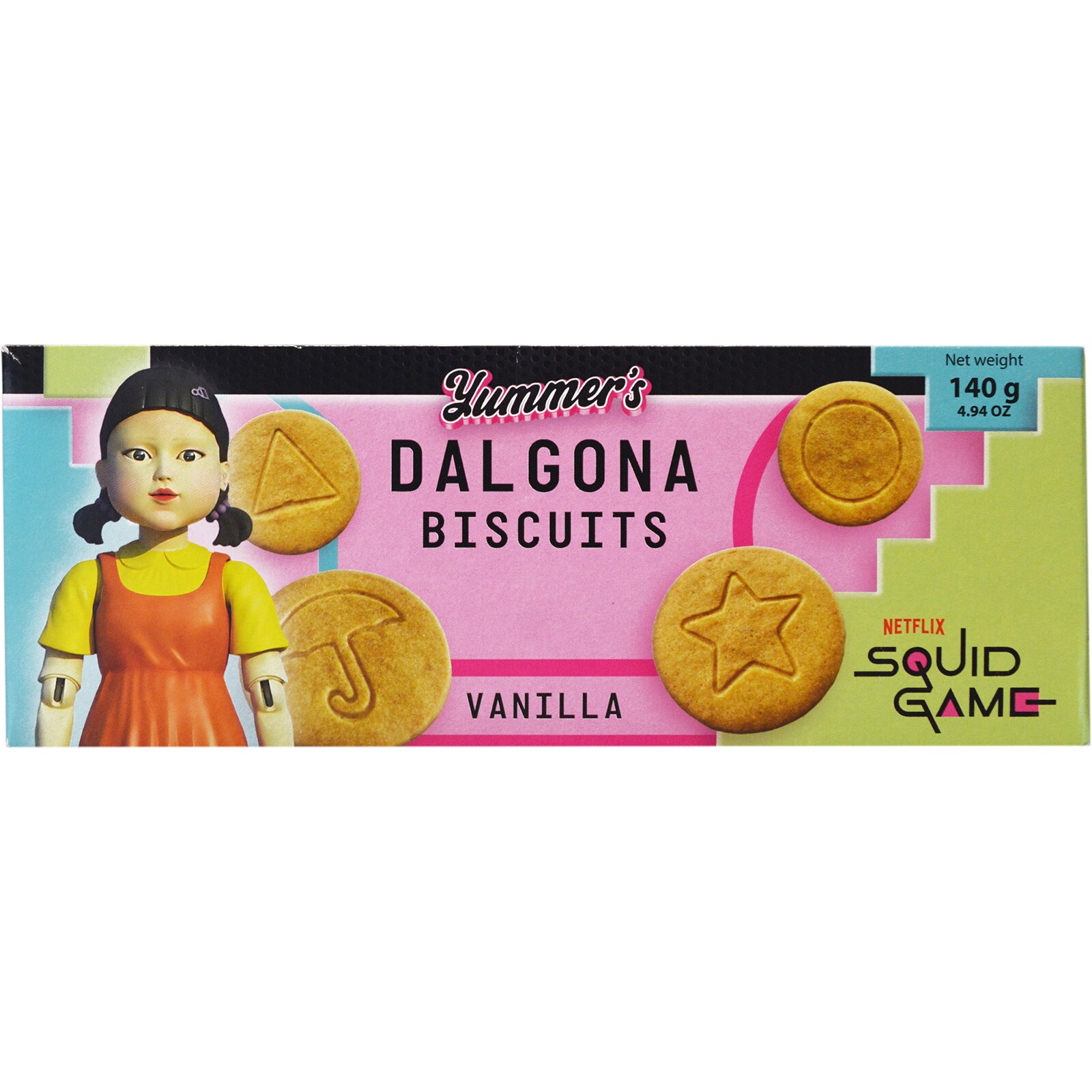 Yummer's | Biscuiti Dalgona cu aroma de vanilie 140g | Mega-image