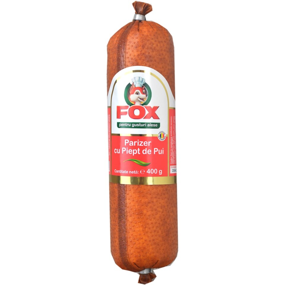 Fox | Parizer cu piept de pui 400g | Mega-image