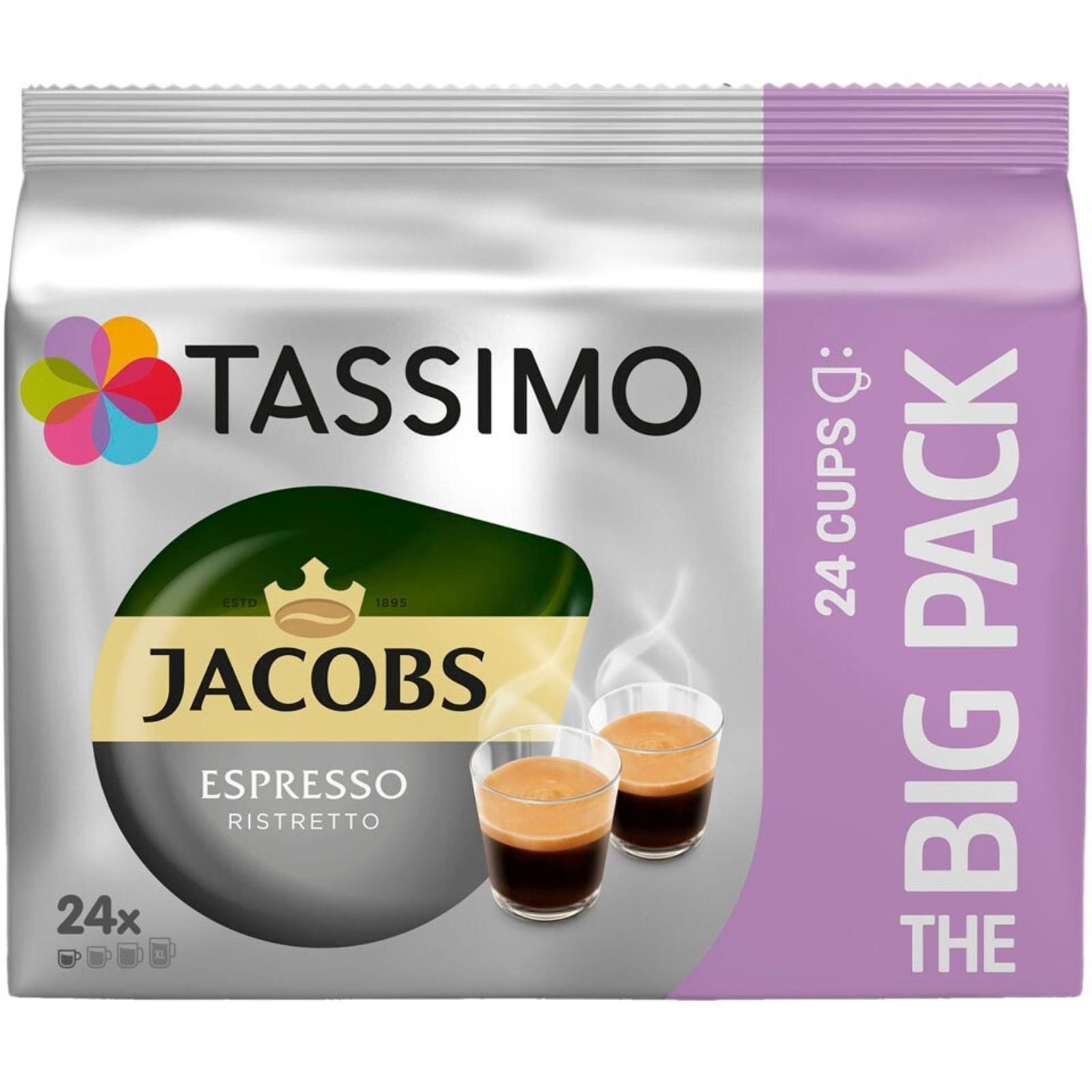 Tassimo | Jacobs | Cafea Espresso Ristretto, 24 capsule | Mega-image