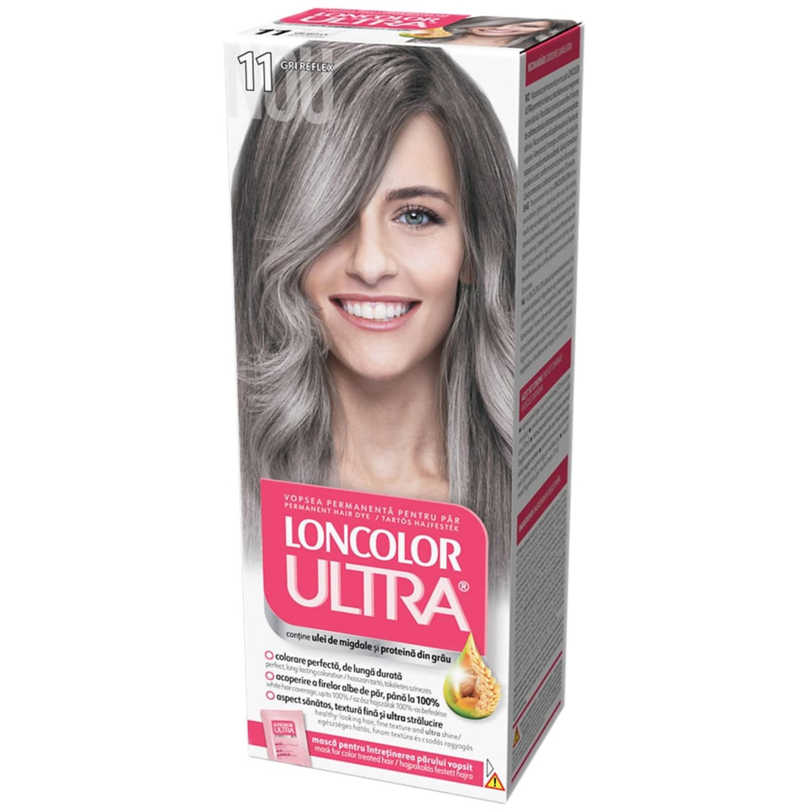 Loncolor | Ultra | Vopsea pentru par 11 Gri reflex | Mega-image