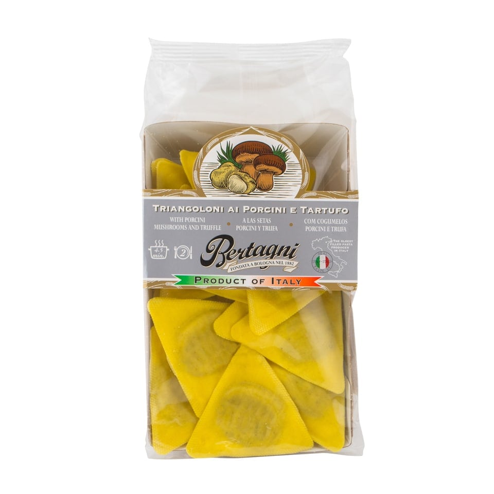 Bertagni | Paste fainoase triangoli cu ciuperci porcini si trufe 250g ...