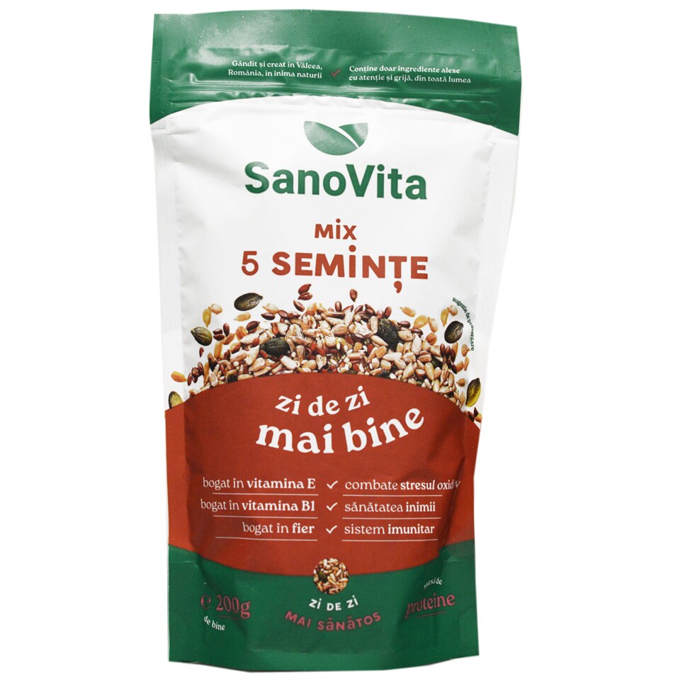 Sano Vita | Mix 5 seminte 200g | Mega-image