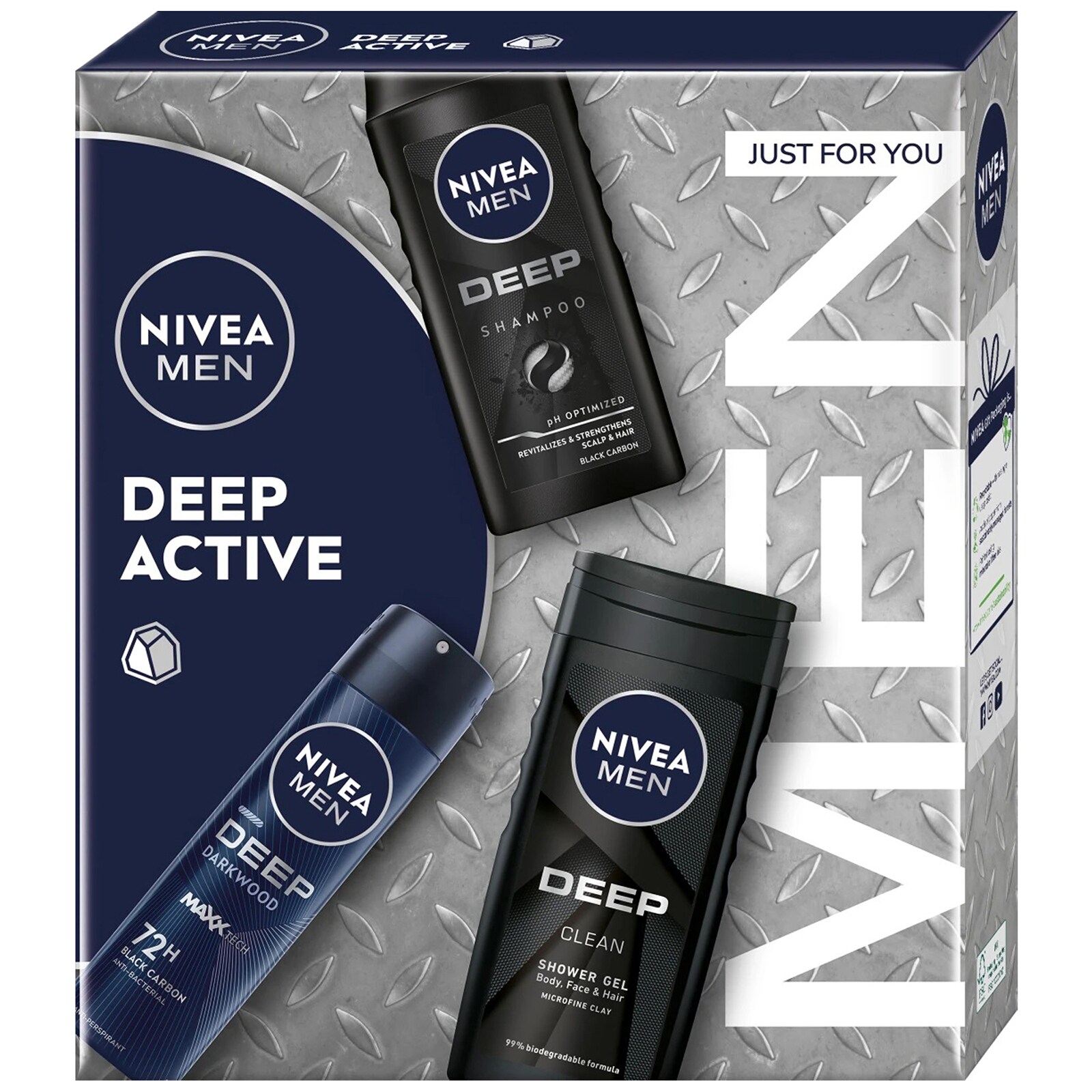 Nivea Men | Set cosmetice Deep Active Trio | Mega-image