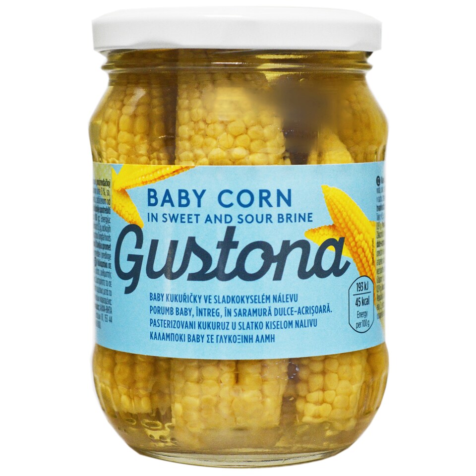 Gustona | Porumb Baby Corn 340g | Mega-image