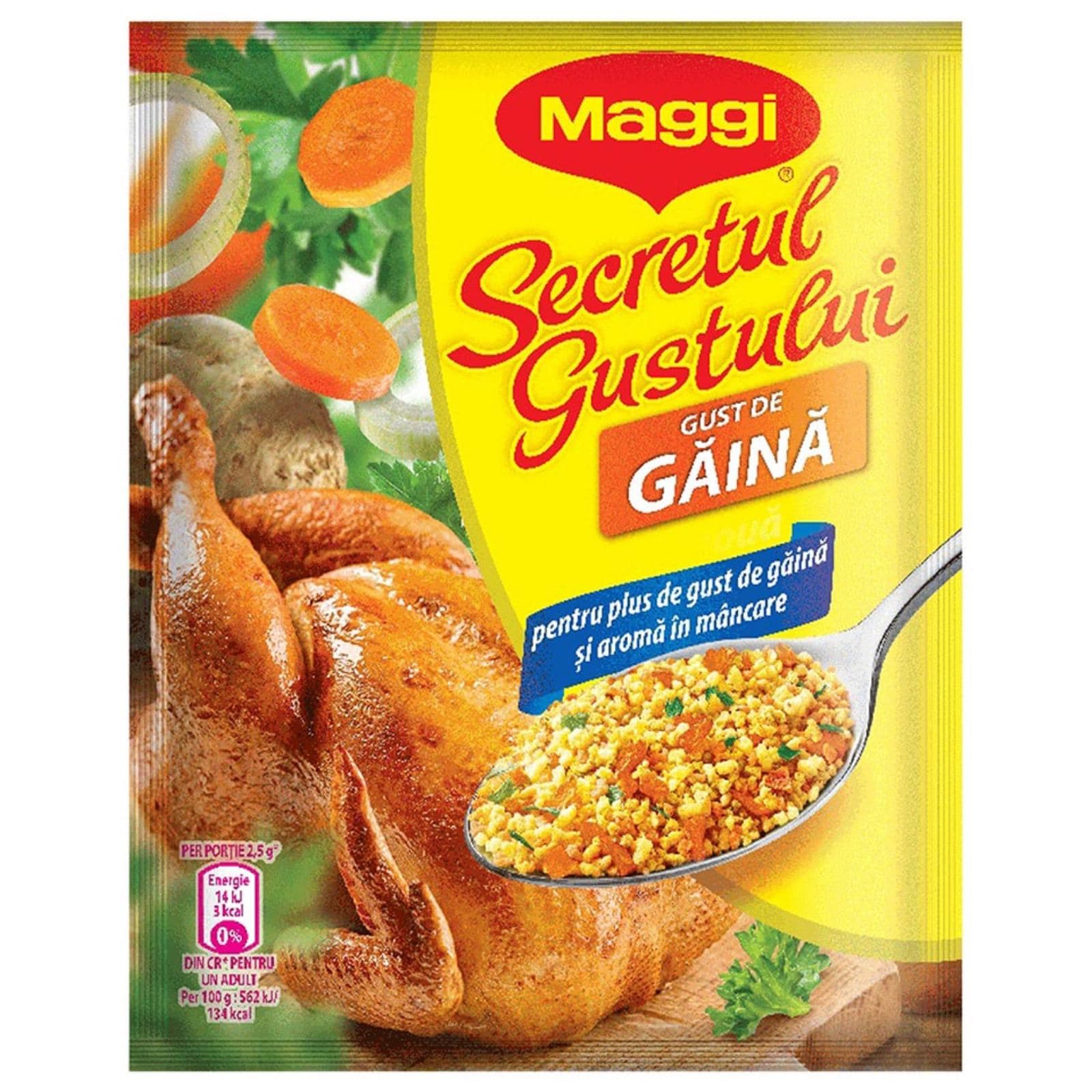 Maggi | Secretul gustului | Baza pentru mancaruri cu gust de gaina 75g ...