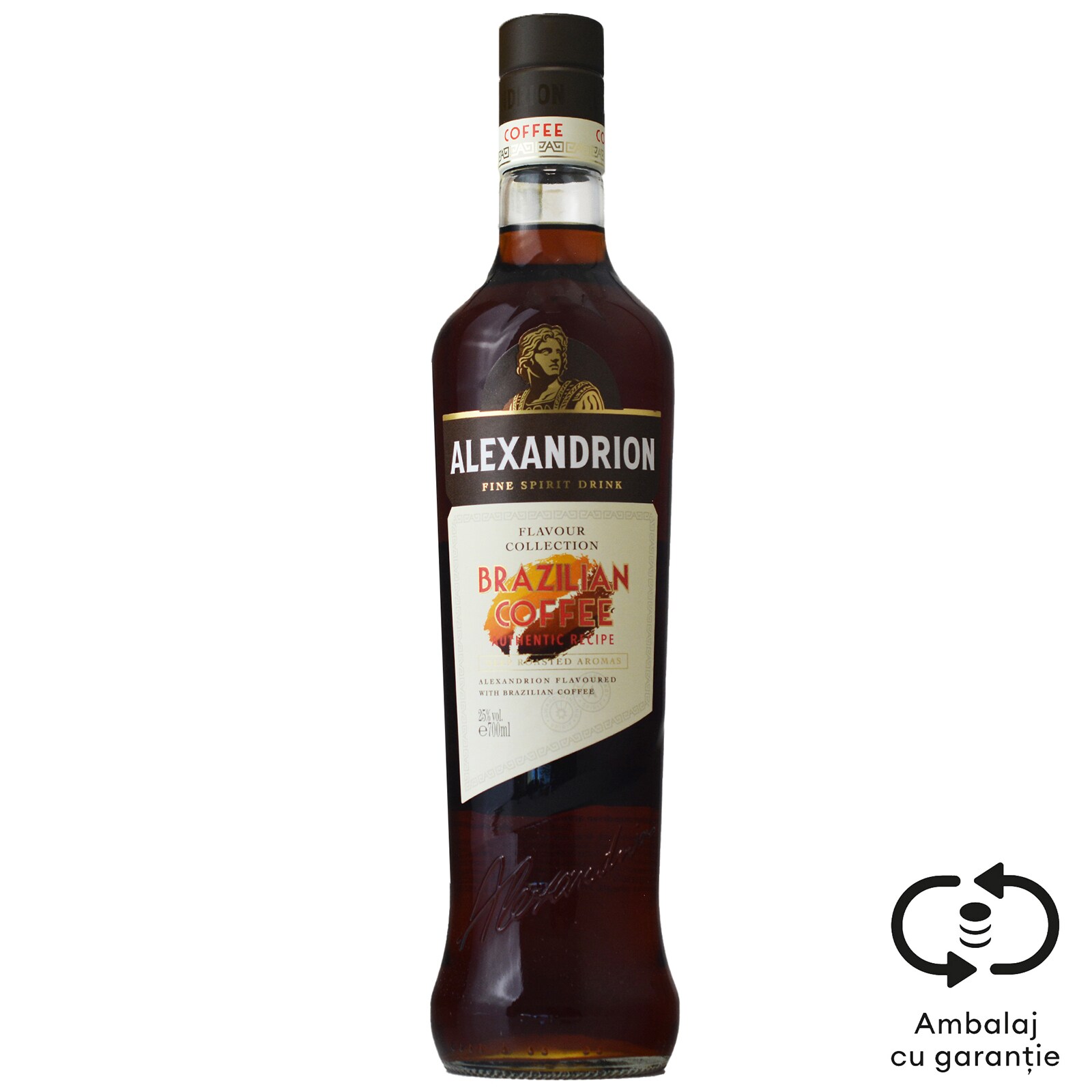 Alexandrion | Brandy cu aroma de cafea 0.7L | Mega-image