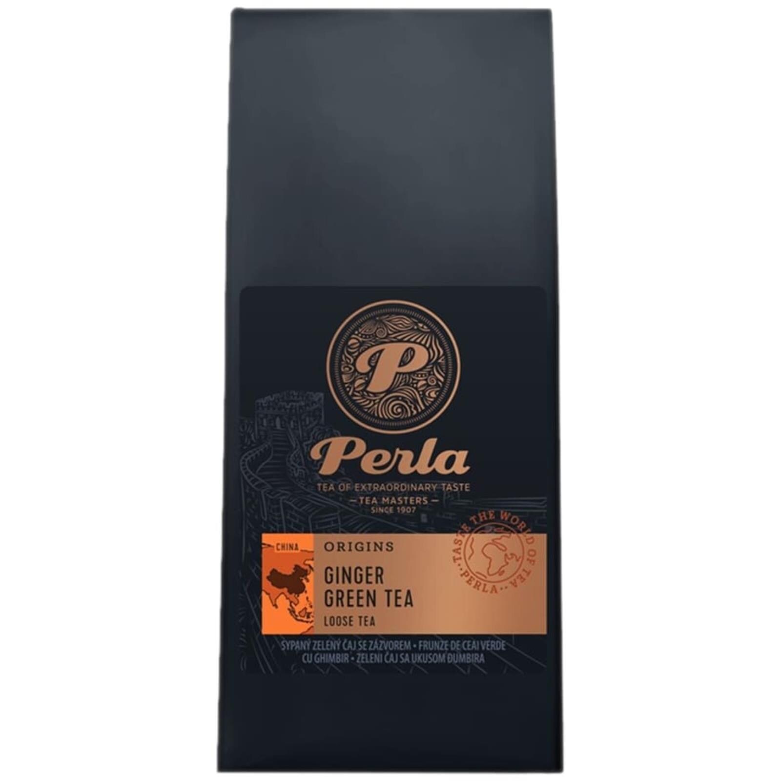 Perla | Frunze de ceai verde ghimbir 80g | Mega-image