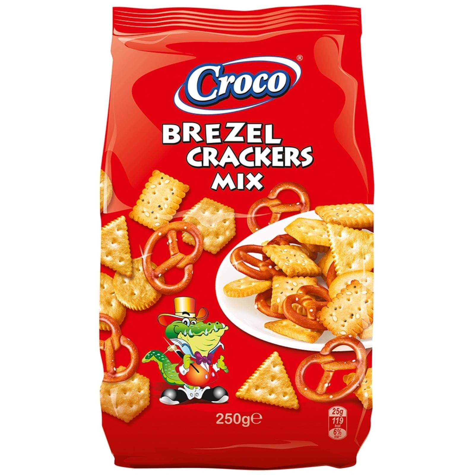 Croco | Crackers mix covrigei 250g | Mega-image