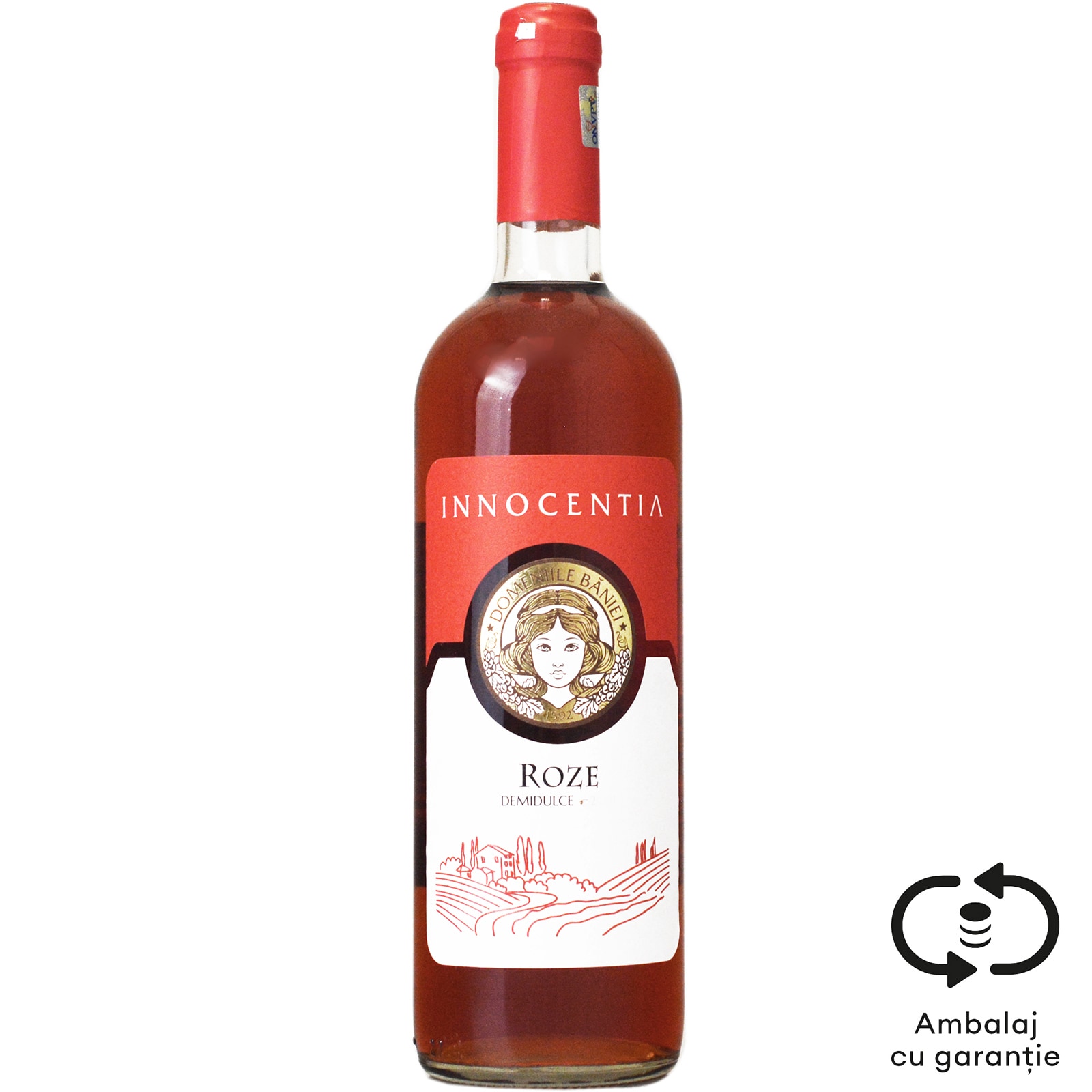 Innocentia | Vin roze demidulce Cabernet Sauvignon 0.75L | Mega-image