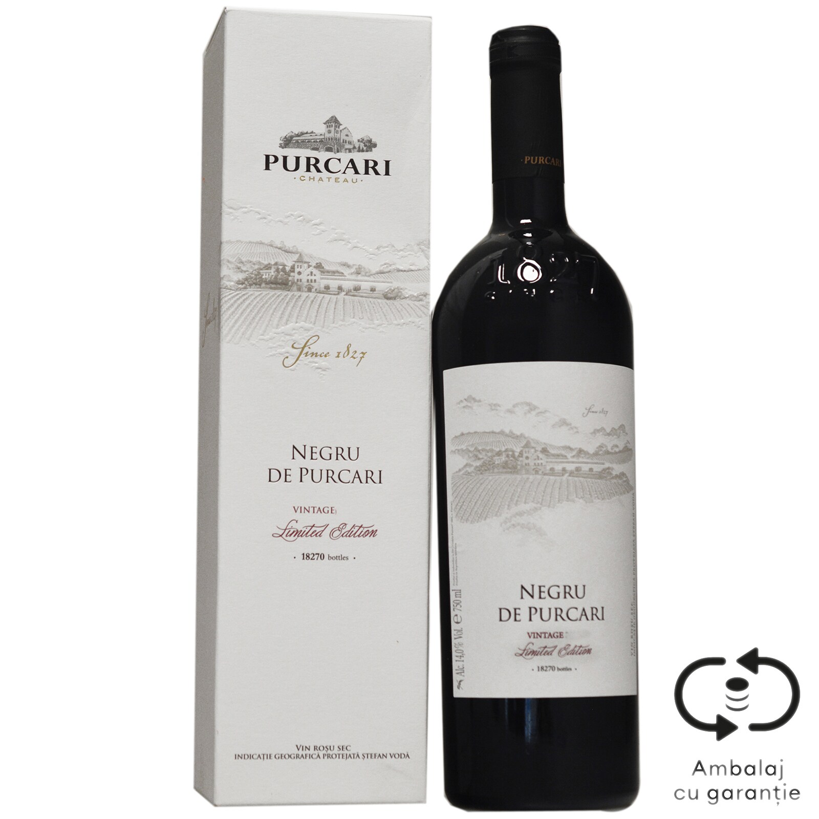 Purcari | Vin rosu sec Negru de Purcari Vintage 0.75L | Mega-image