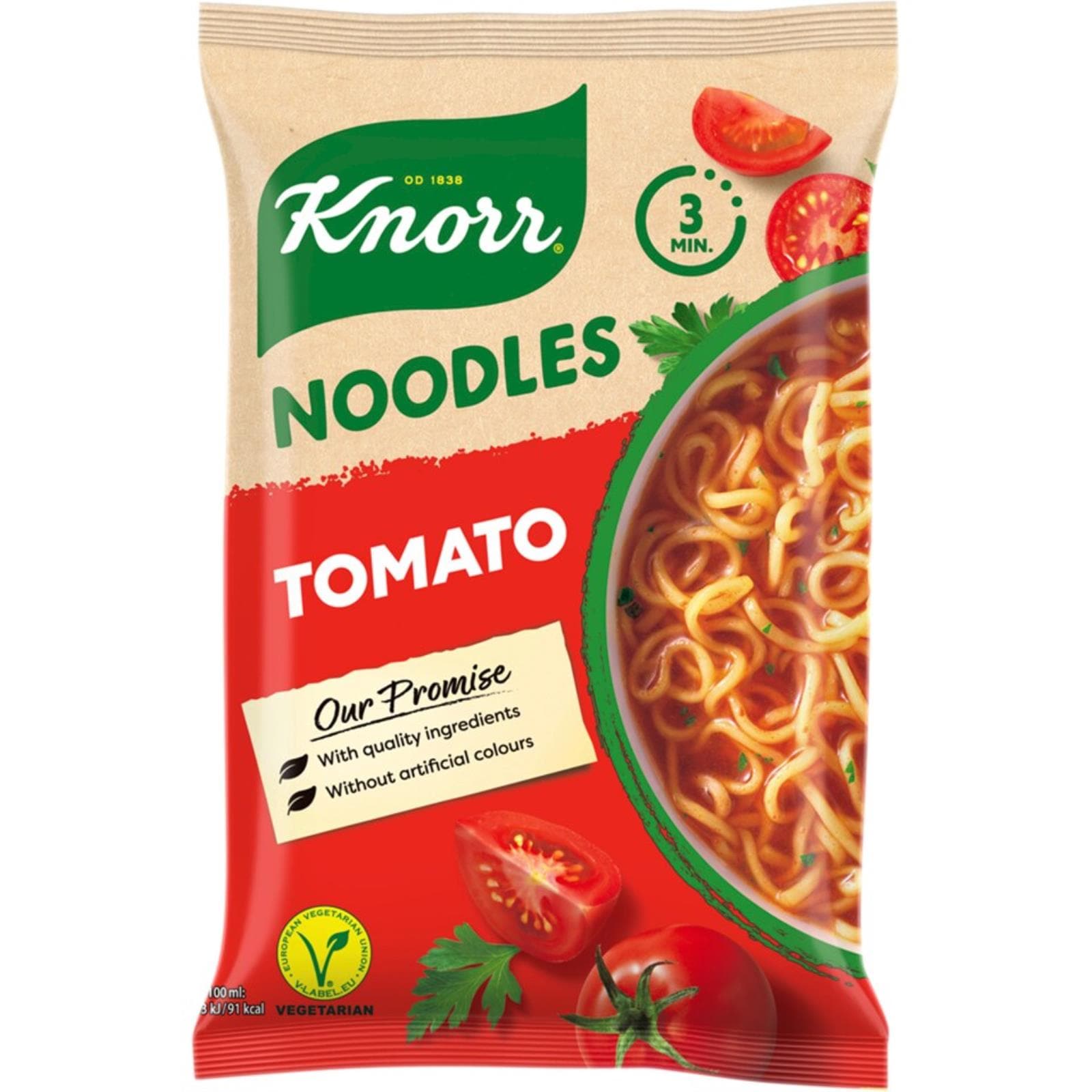 Knorr | Fidea instant cu rosii 65g | Mega-image